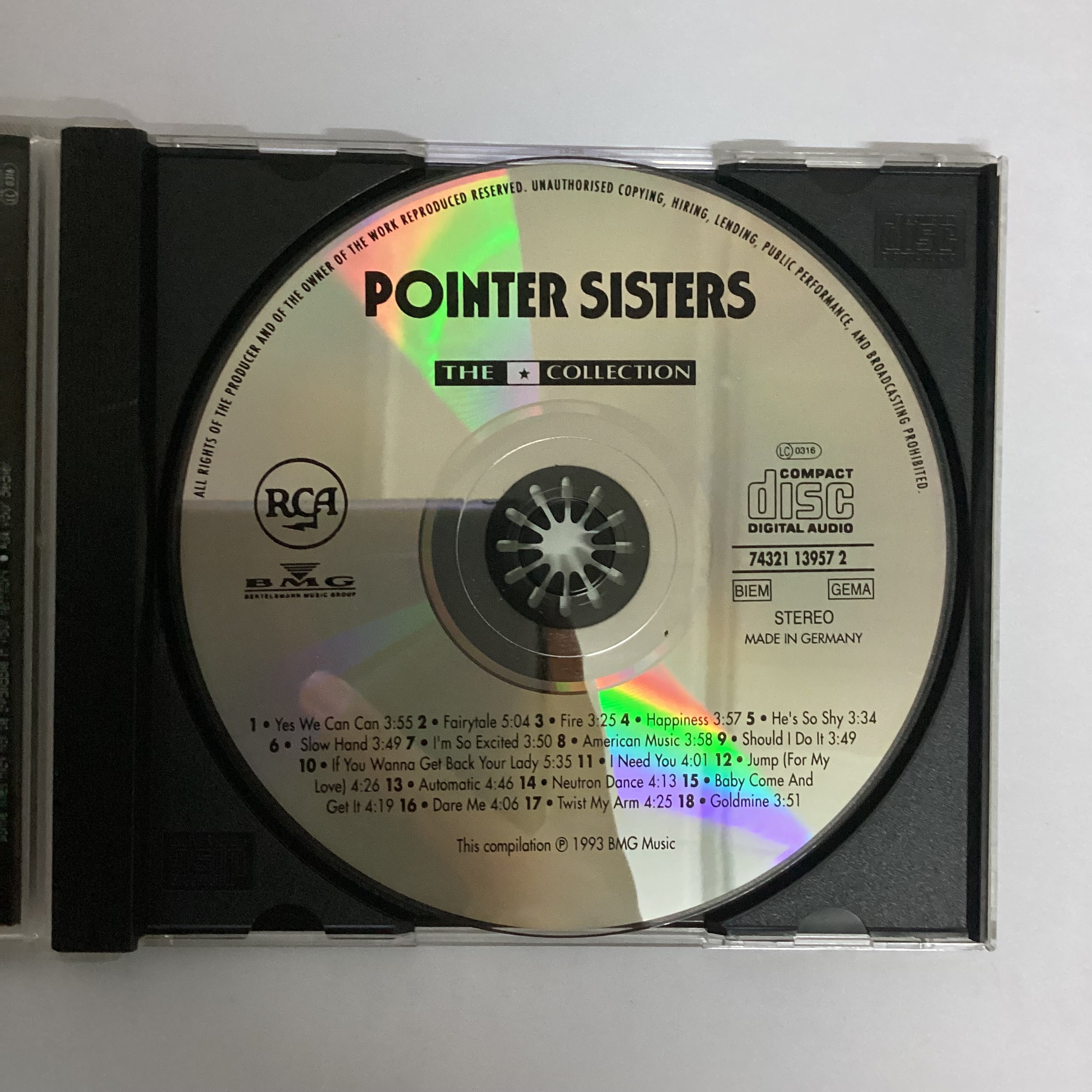 Pointer Sisters - The ★ Collection (CD) ที่ Restory Music แหล่งรวมซีดี แผ่นเสียงสำหรับผู้ที่รัก ...