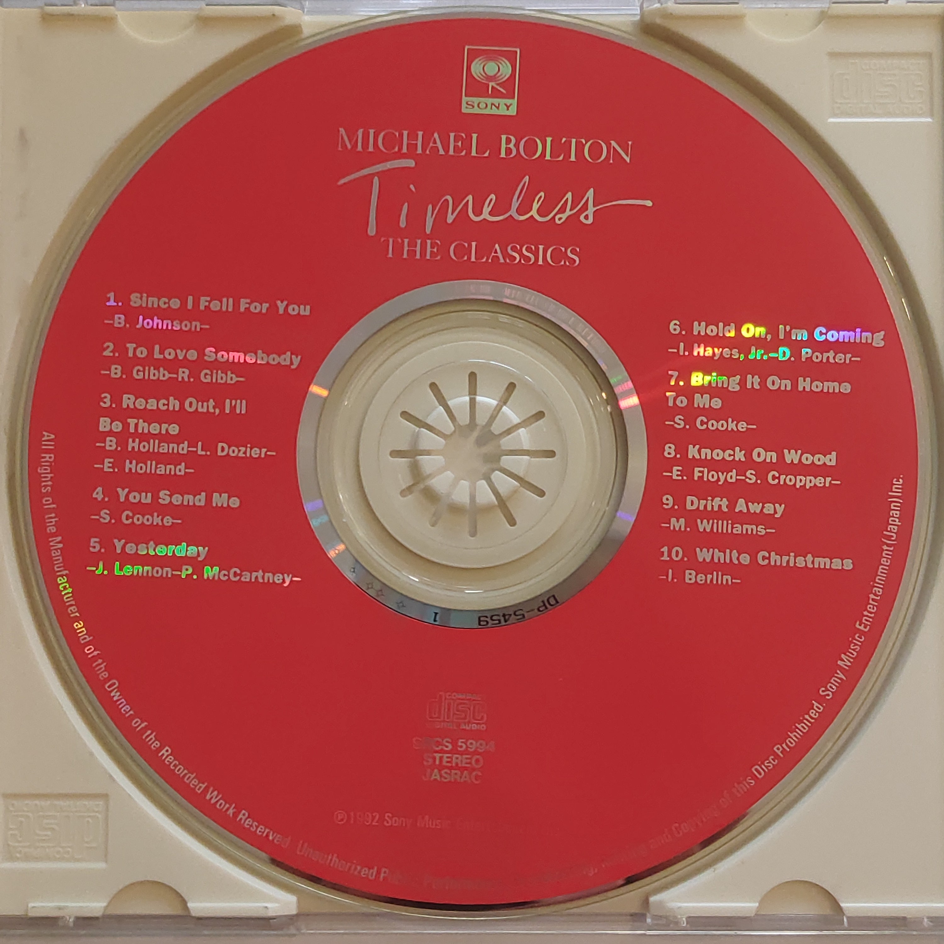 ส่งฟรี* Michael Bolton : Timeless (The Classics) (CD) ที่ Restory Music แหล่งรวมซีดี แผ่นเสียง ...