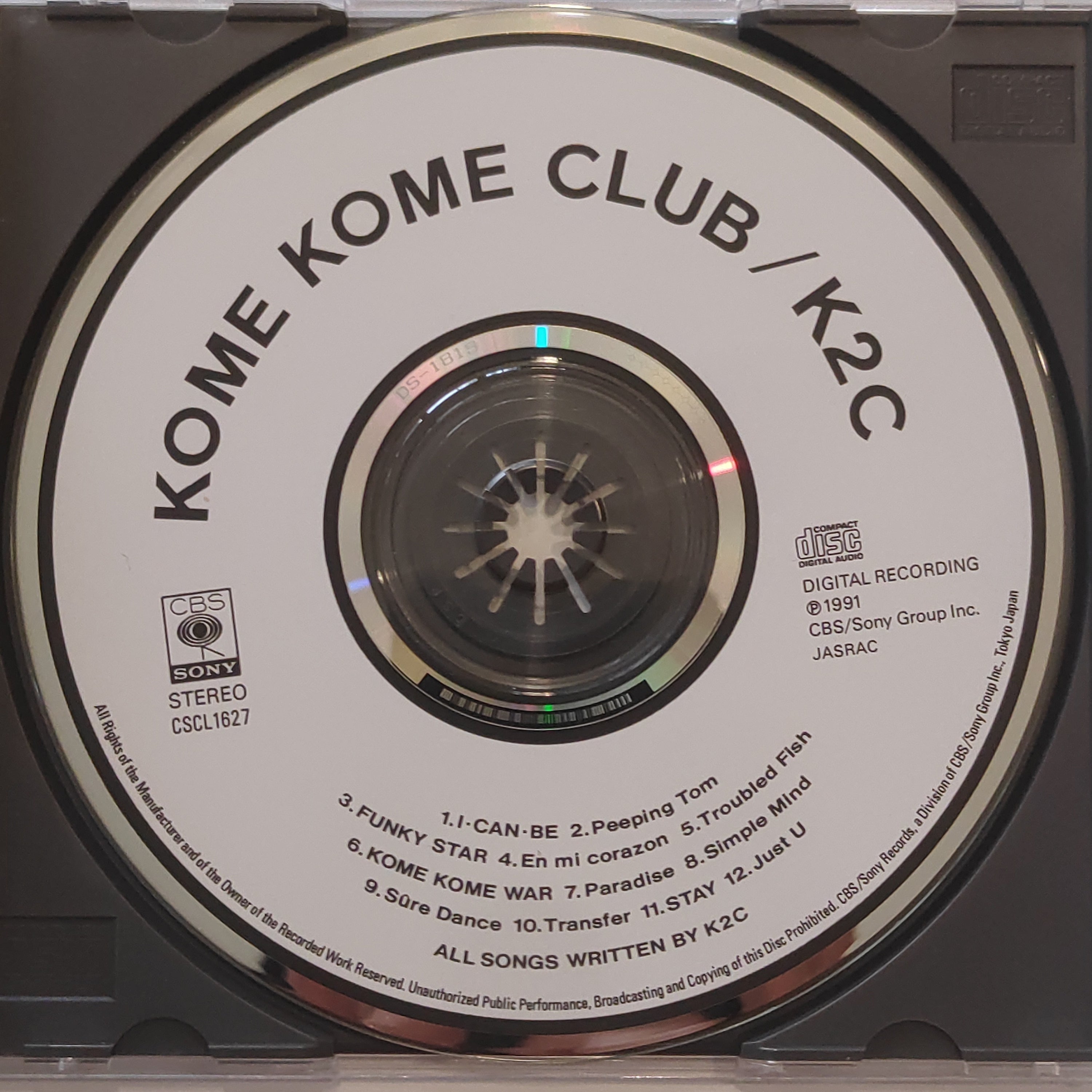 ส่งฟรี* Kome Kome Club : K2C (CD) ที่ Restory Music แหล่งรวมซีดี แผ่นเสียงสำหรับผู้ที่รักเสียงเพลง