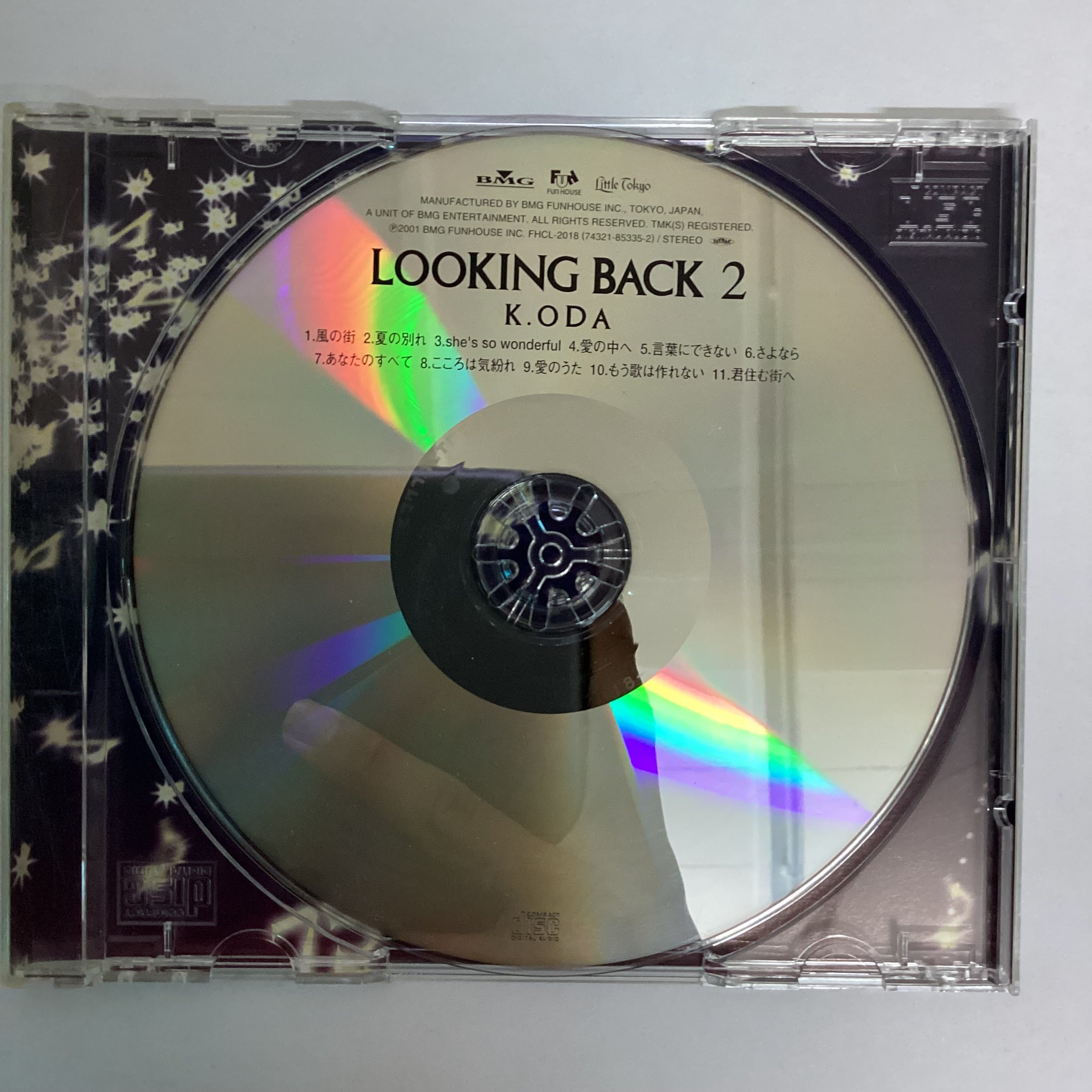 Kazumasa Oda - Looking Back 2 (CD) ที่ Restory Music แหล่งรวมซีดี แผ่นเสียงสำหรับผู้ที่รักเสียงเพลง