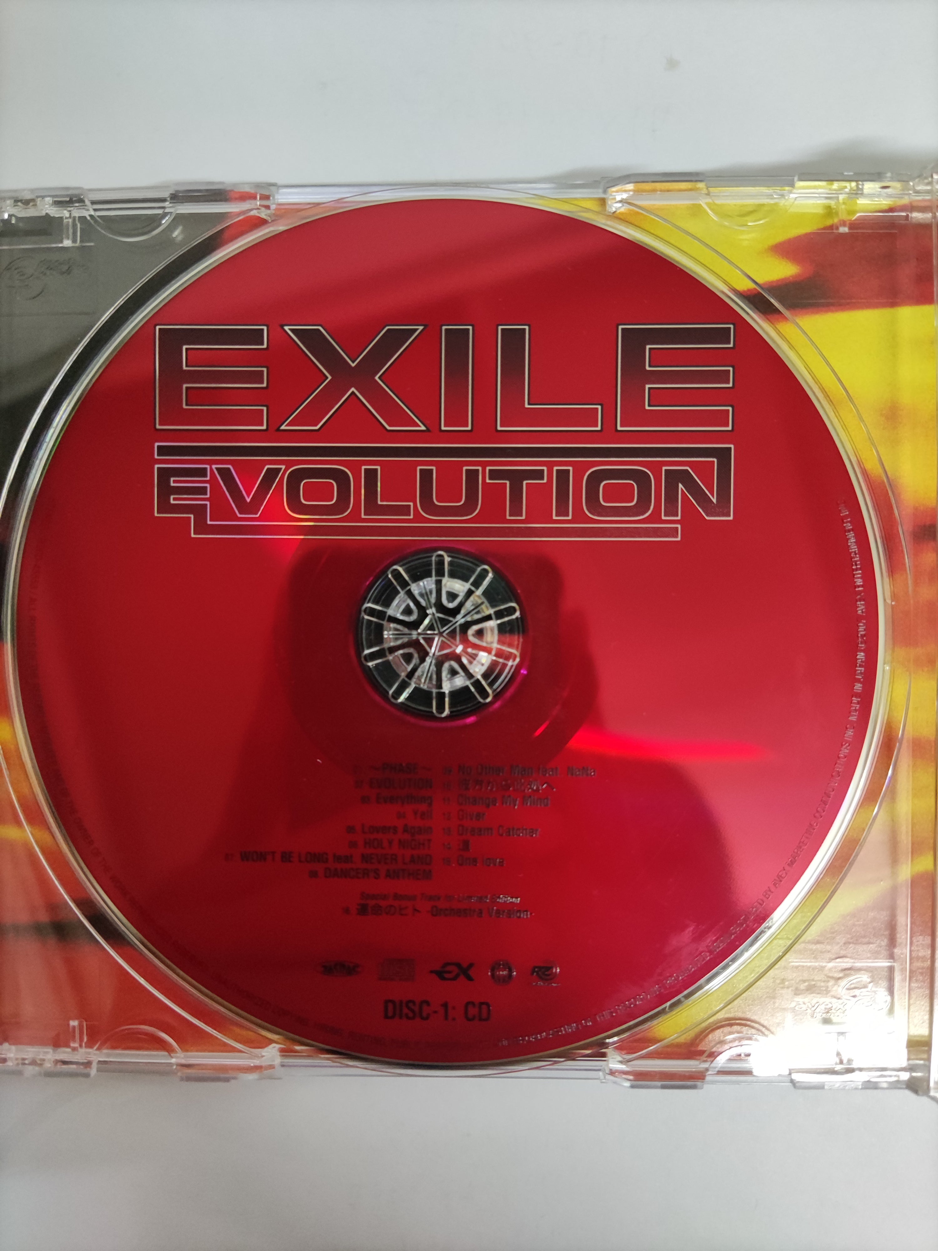 ซีดี EXILE - EVOLUTION (CD) (VG+) (1CD) (2DVD) – Restory Music