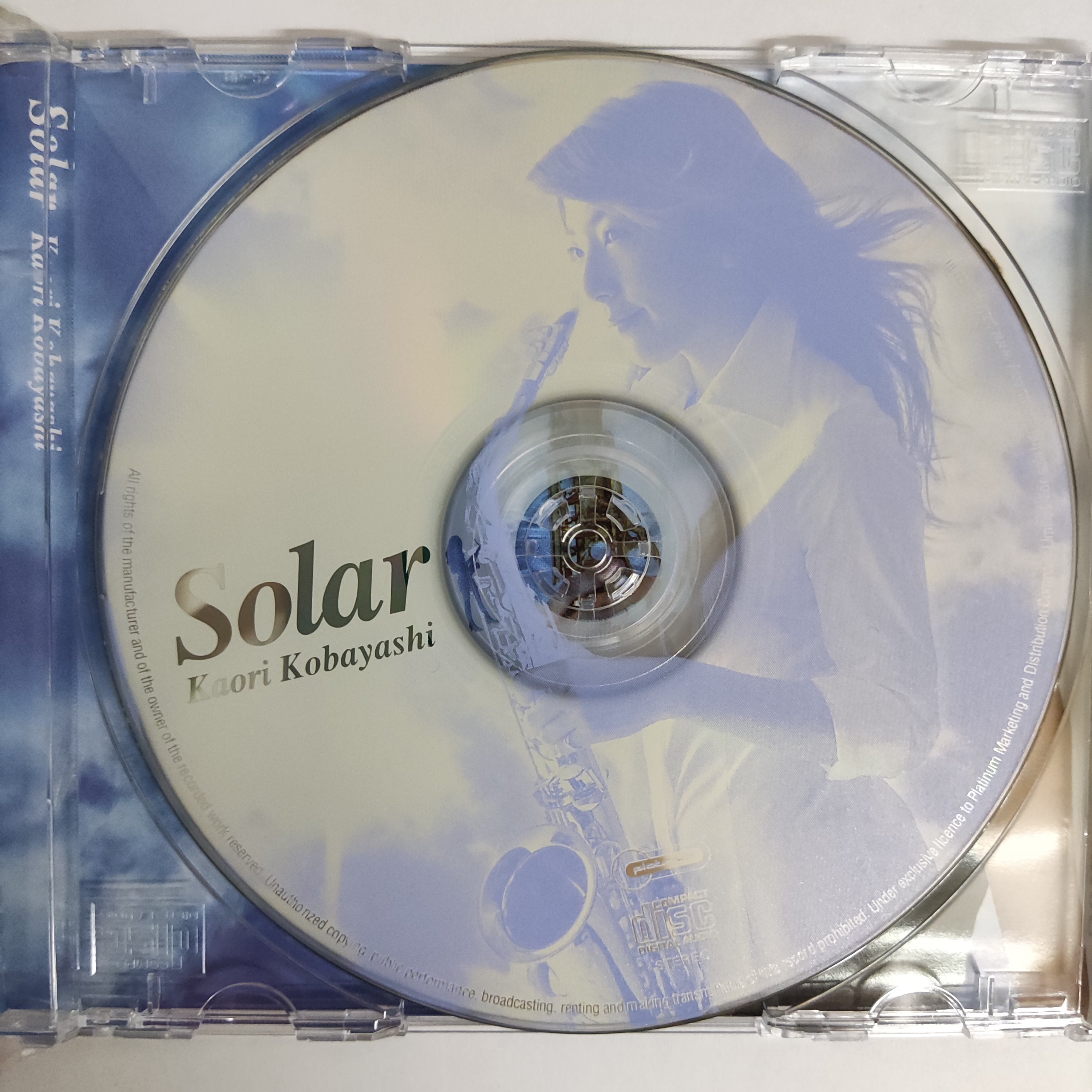 Kaori Kobayashi - Solar (CD) ที่ Restory Music แหล่งรวมซีดี แผ่นเสียงสำหรับผู้ที่รักเสียงเพลง