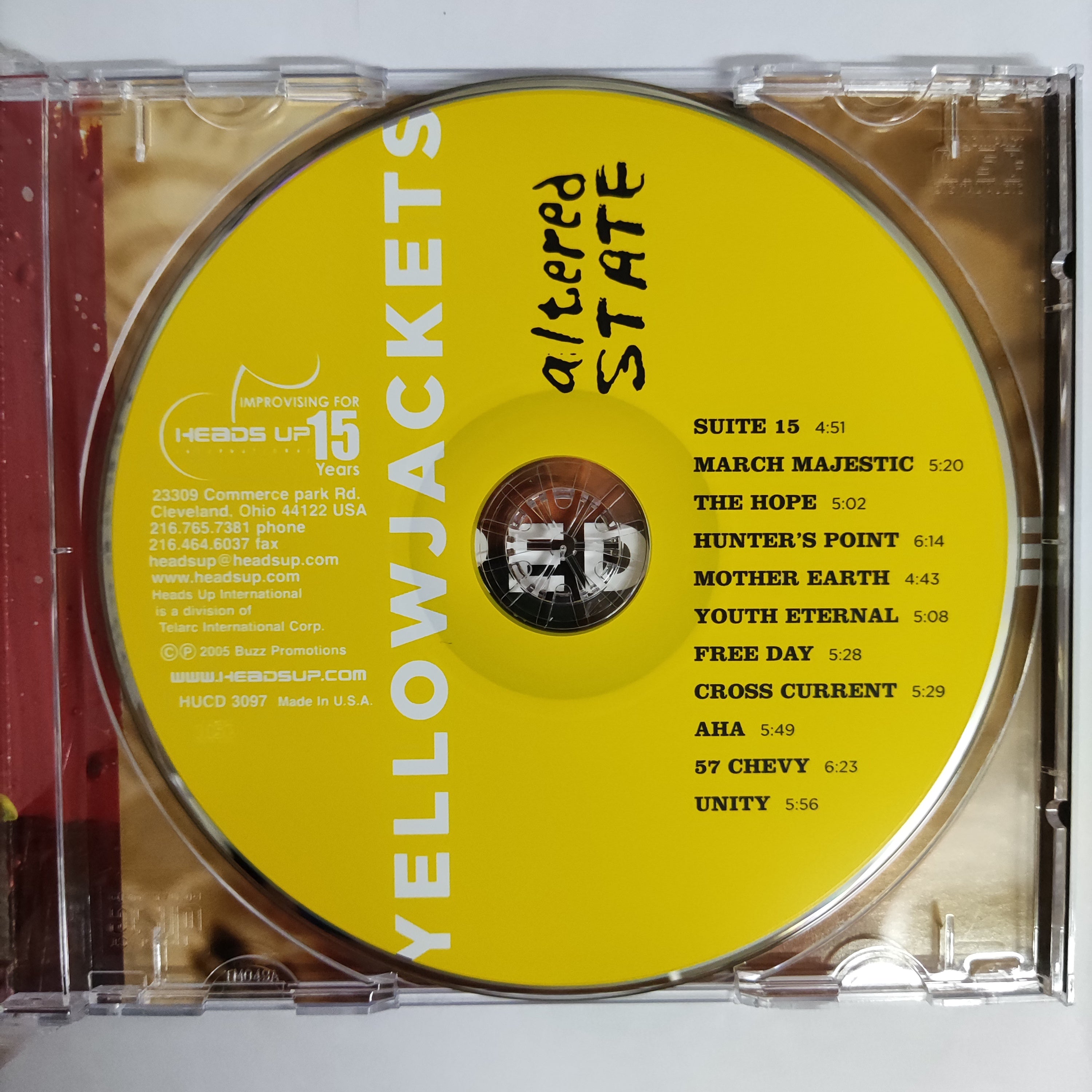 Yellowjackets - Altered State (CD) ที่ Restory Music แหล่งรวมซีดี แผ่นเสียงสำหรับผู้ที่รักเสียงเพลง