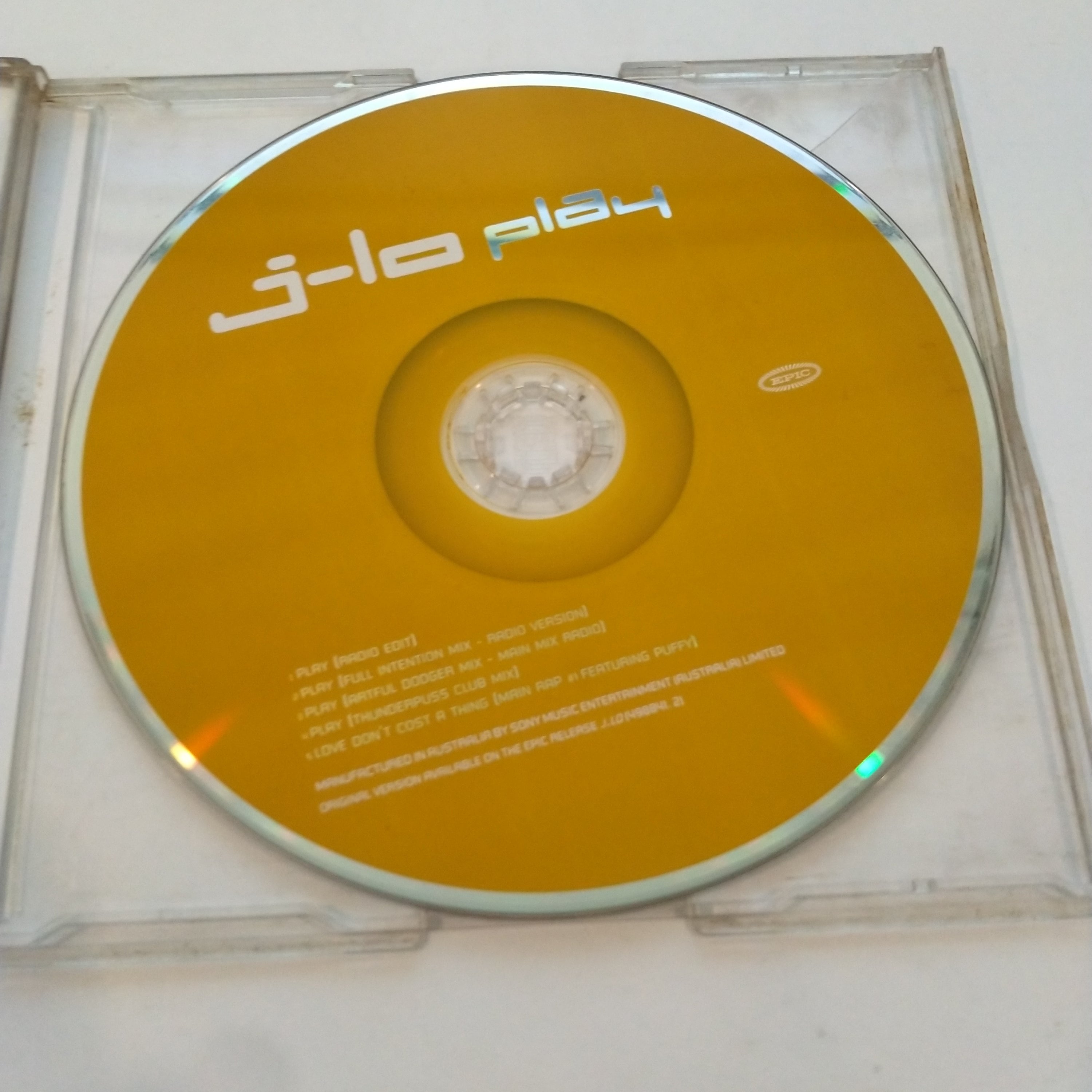 ส่งฟรี* Jennifer Lopez : Play (CD) ที่ Restory Music แหล่งรวมซีดี ...