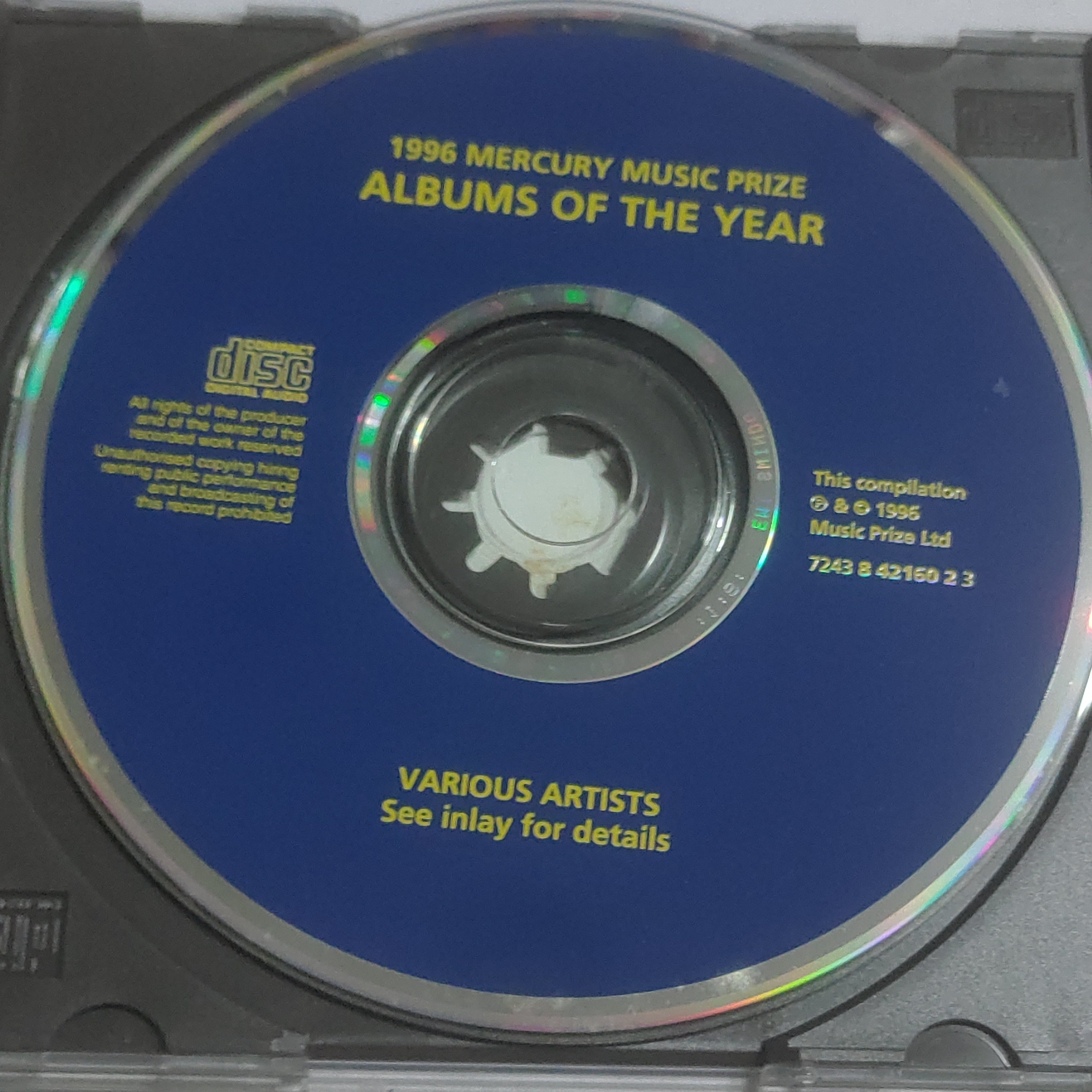 ส่งฟรี* Various : 1996 Mercury Music Prize Albums Of The Year (CD) ที่ ...