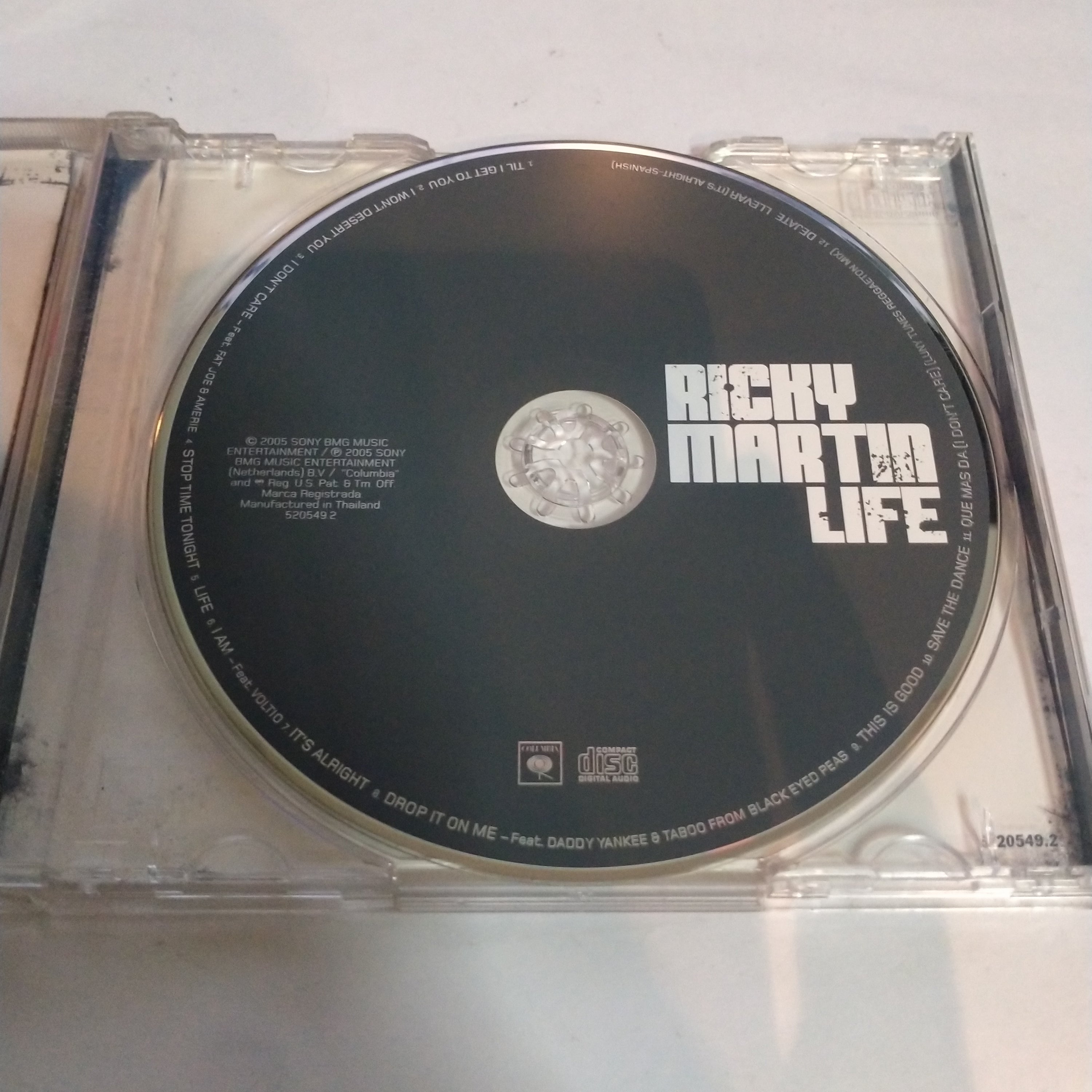 ส่งฟรี* Ricky Martin : Life (CD) ที่ Restory Music แหล่งรวมซีดี ...