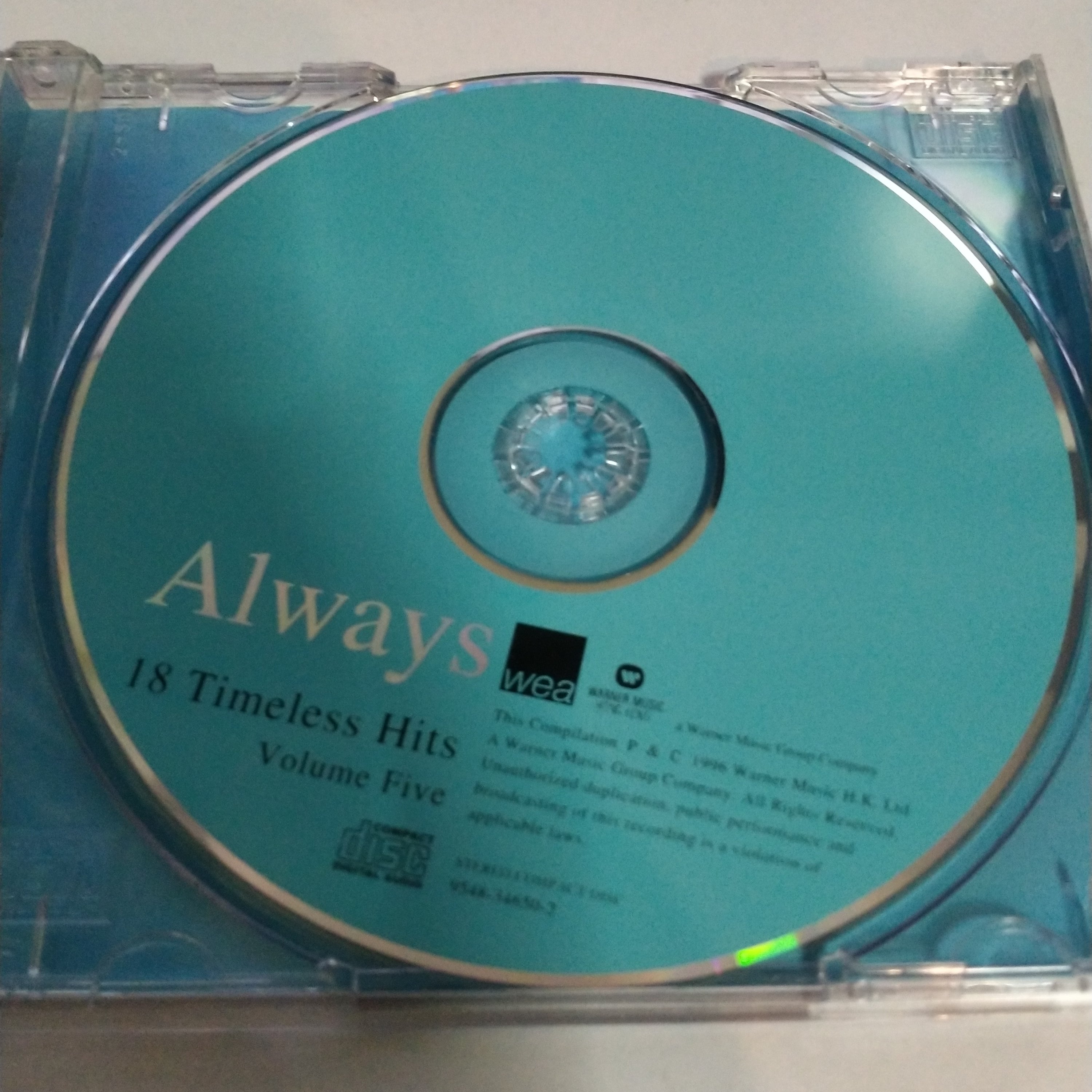 ซีดี Various - Always 18 timeless hits vol.5 (CD) (VG+) – Restory Music