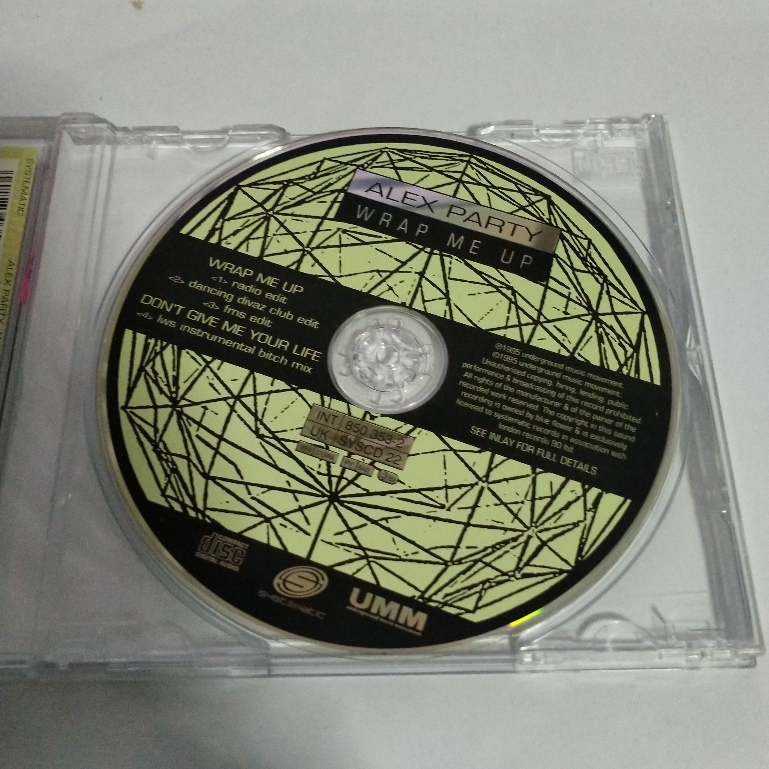 ซีดี Alex Party – Wrap Me Up (CD) (VG+) – Restory Music