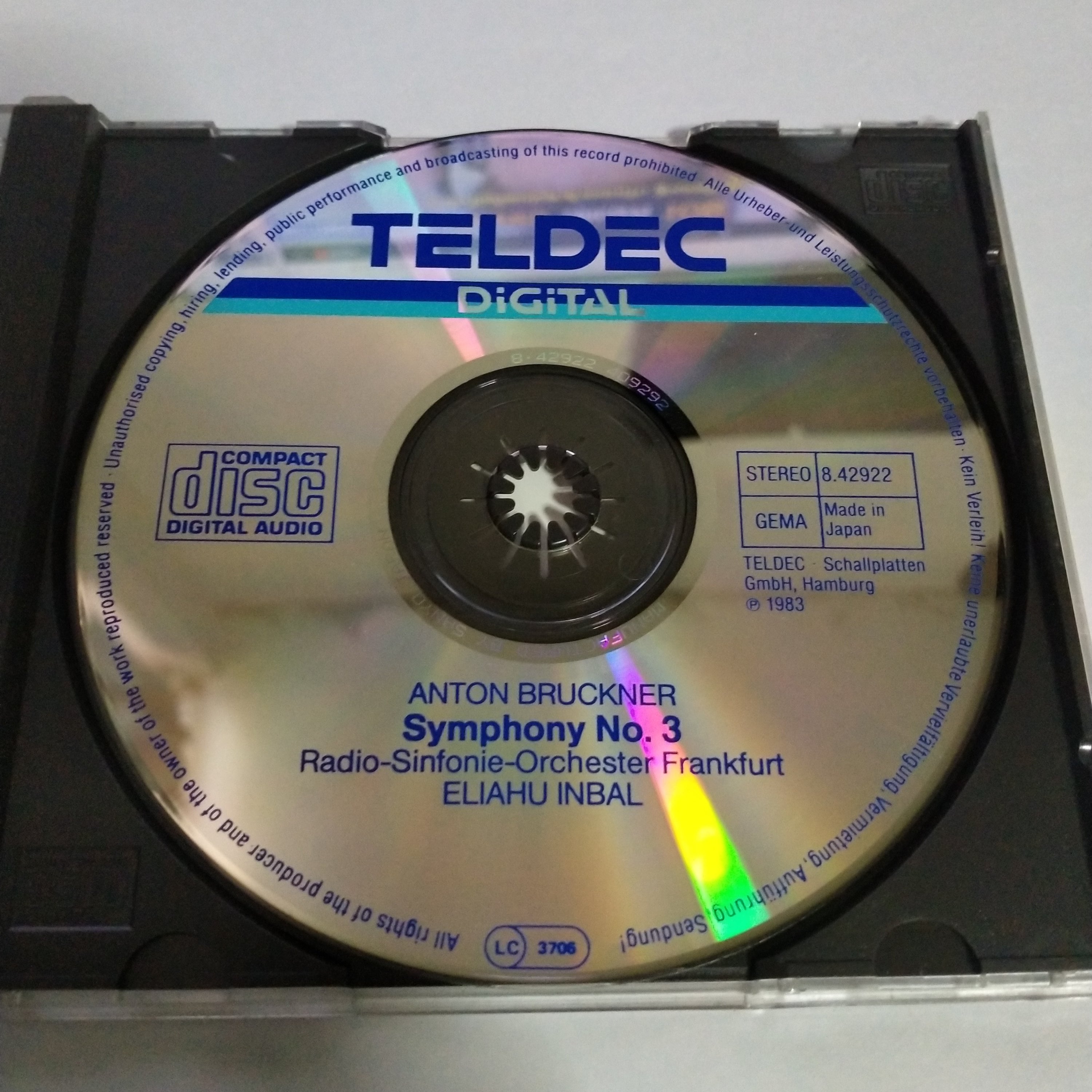 ส่งฟรี* Anton Bruckner, Radio-Sinfonie-Orchester Frankfurt, Eliahu ...