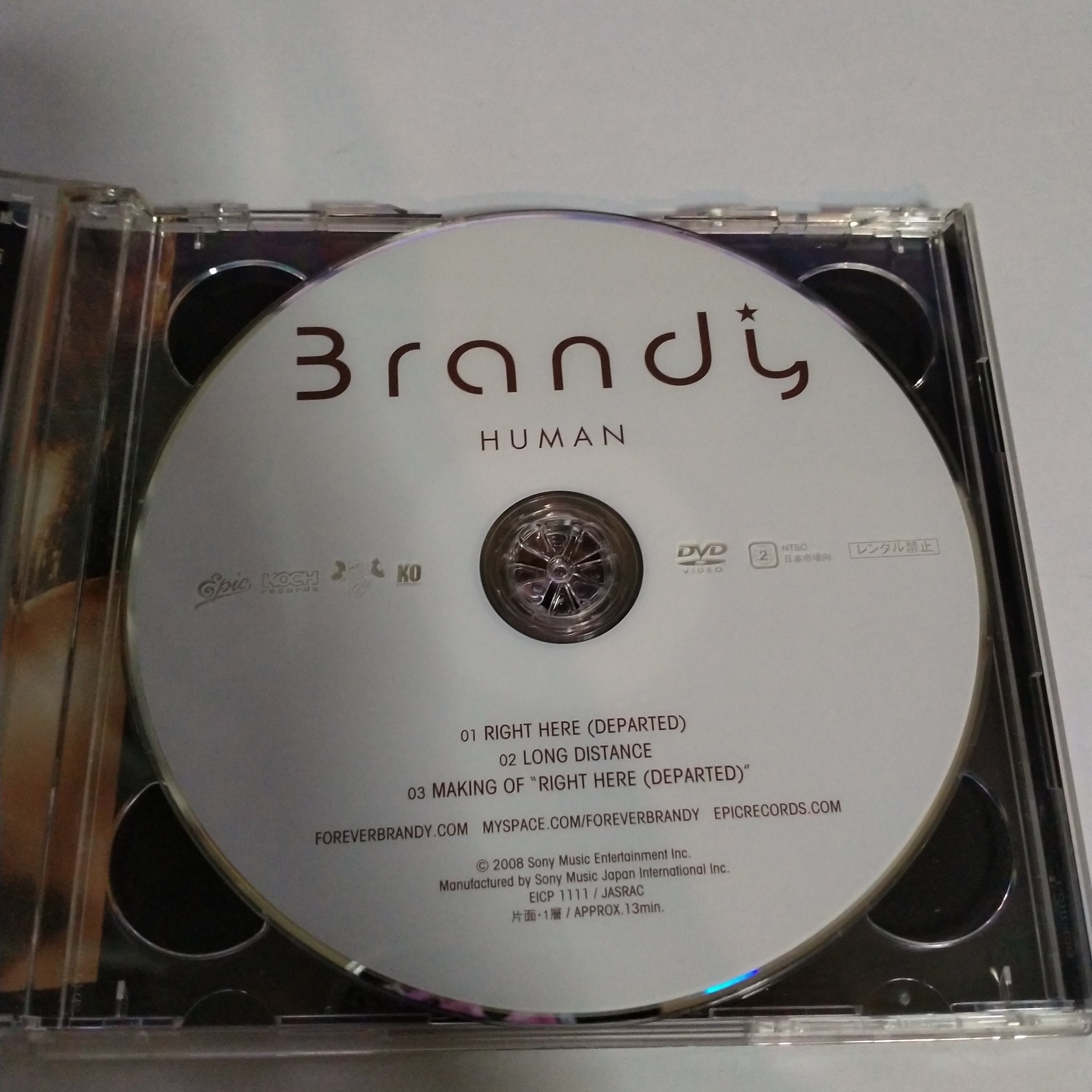 ส่งฟรี* Brandy : Human (CD) ที่ Restory Music แหล่งรวมซีดี แผ่นเสียง ...