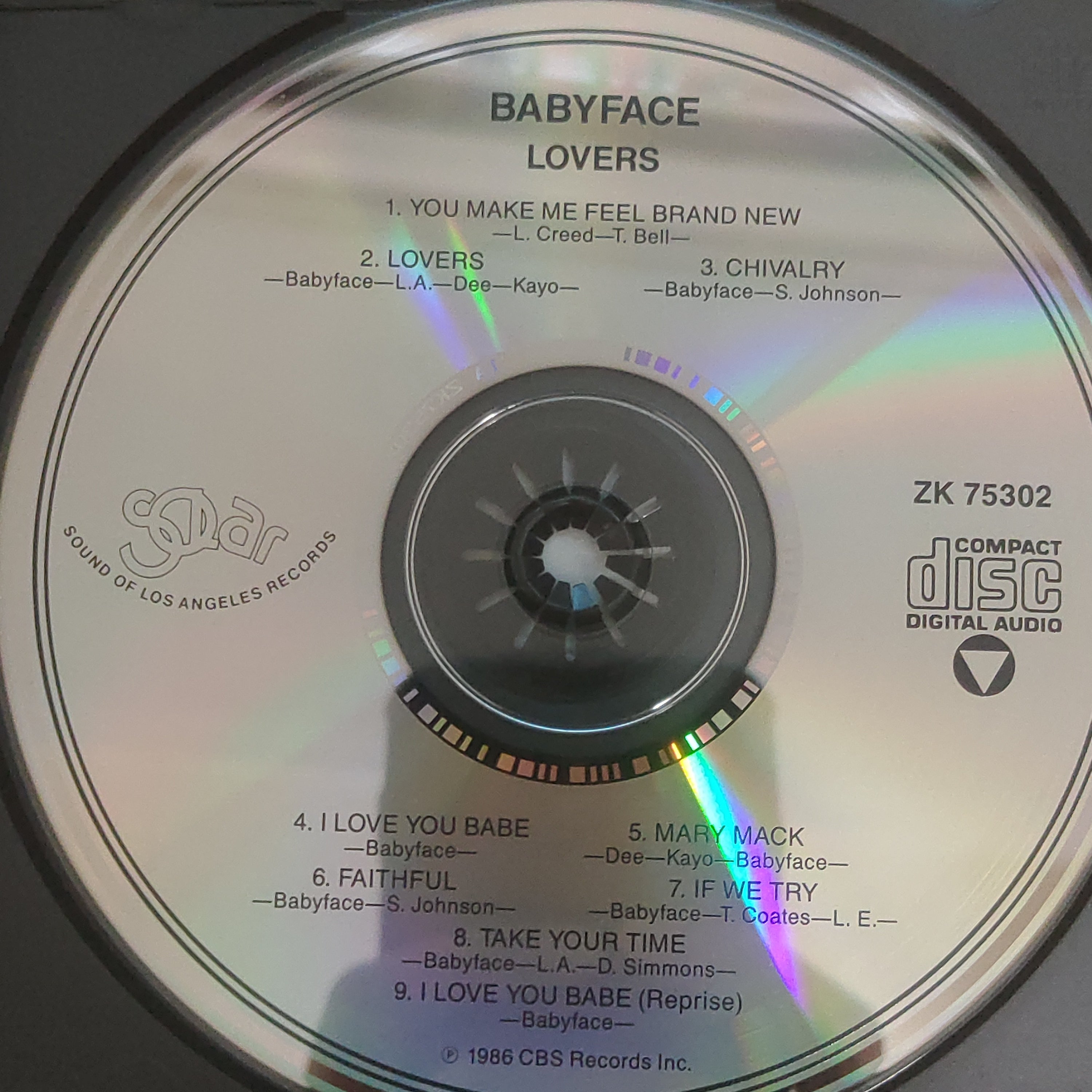 ส่งฟรี* Babyface : Lovers (CD) ที่ Restory Music แหล่งรวมซีดี แผ่นเสียง ...