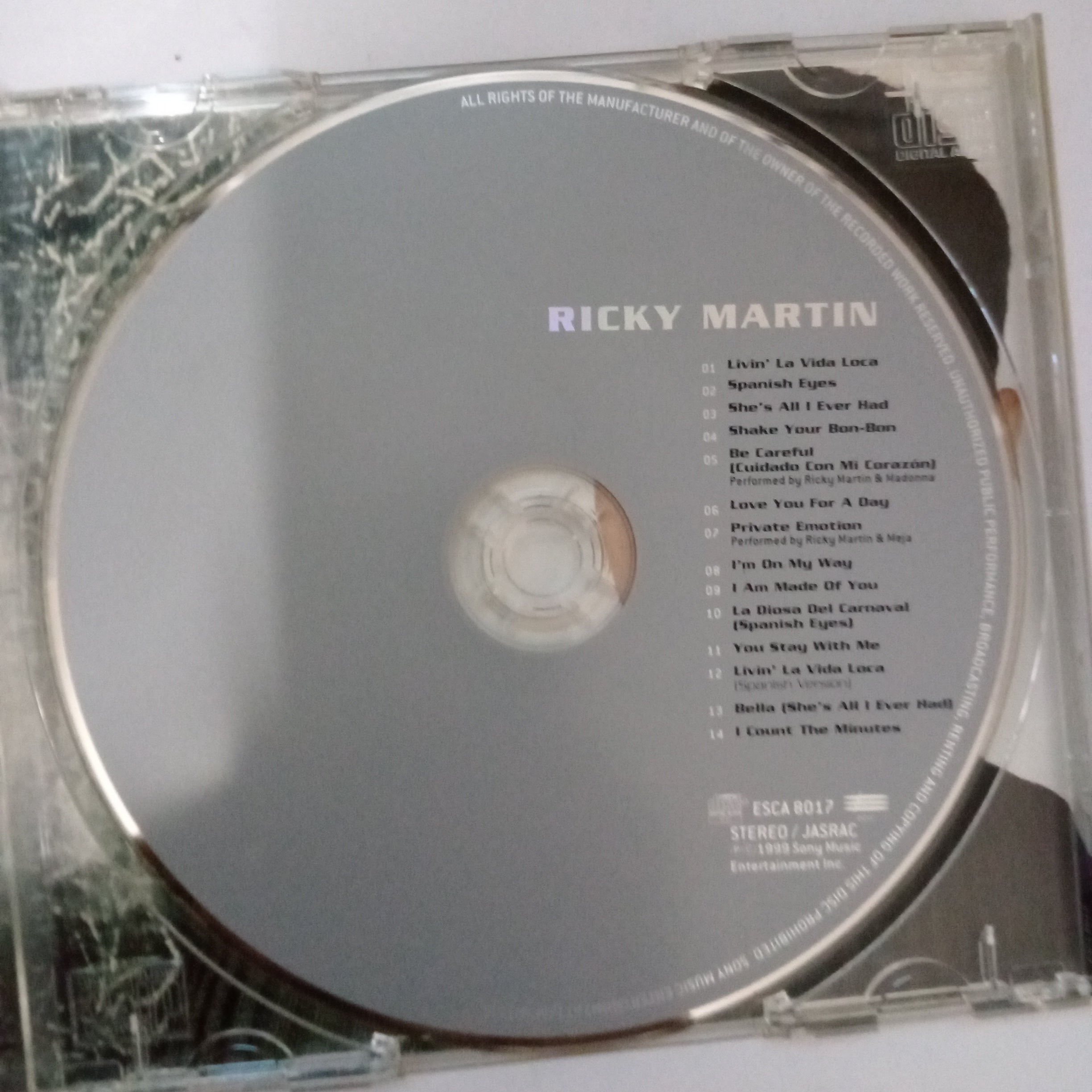 ส่งฟรี* Ricky Martin : Ricky Martin (CD) ที่ Restory Music แหล่งรวมซีดี ...