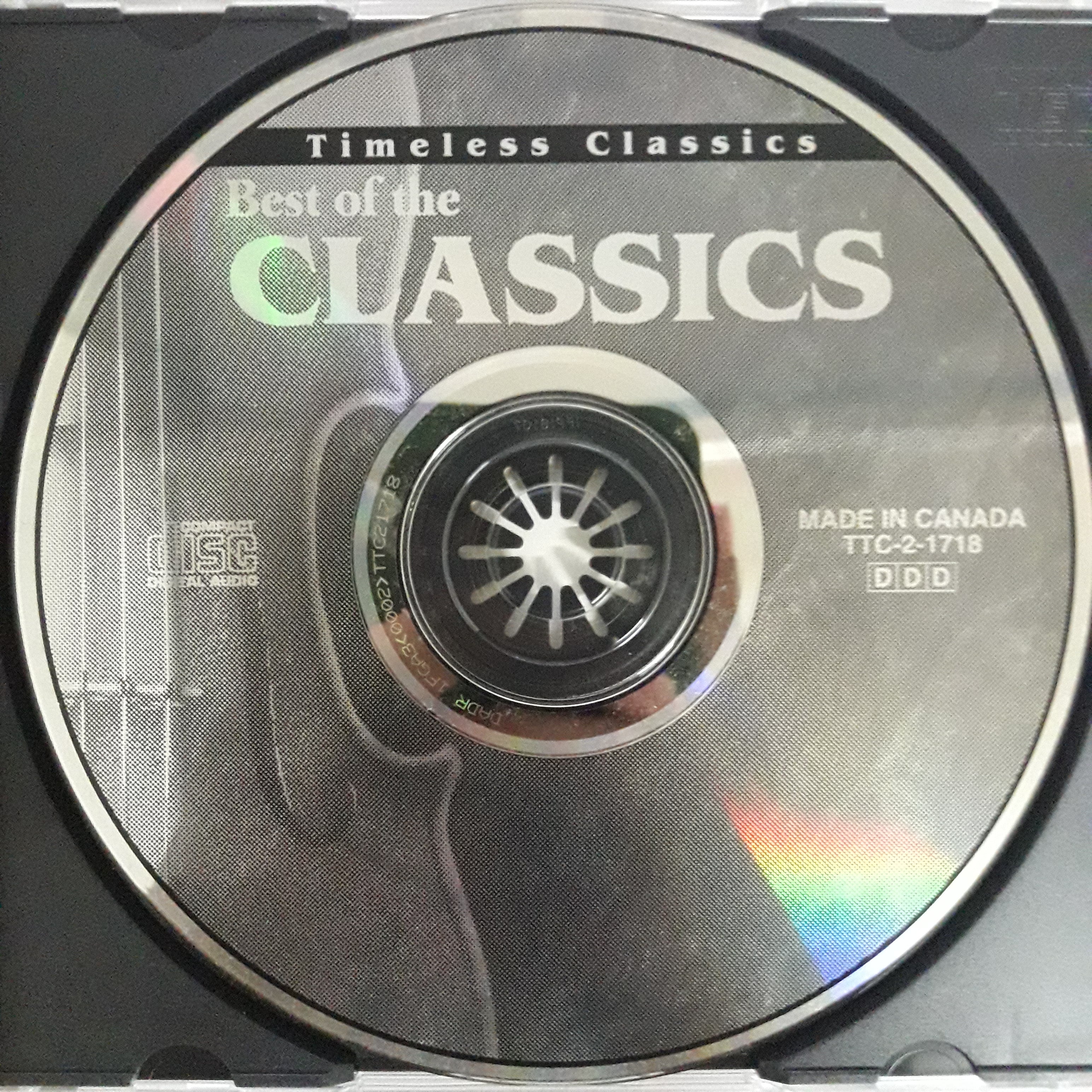 ซีดี Best of the CLASSICS - Timeless Classics (CD) (VG+) – Restory Music