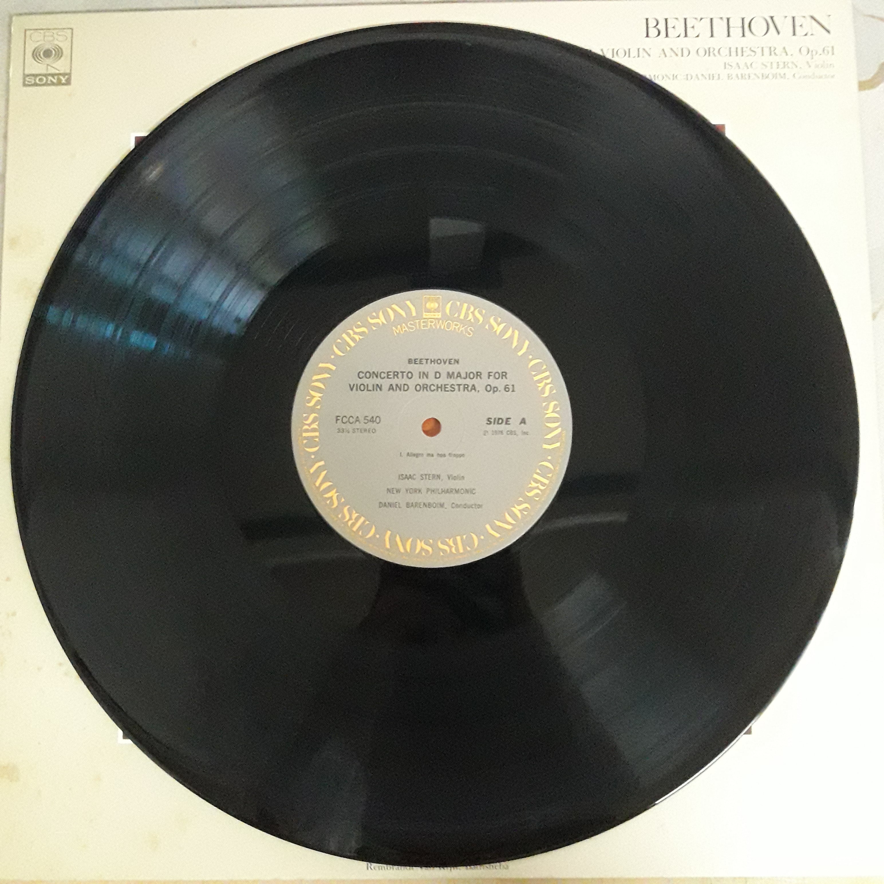 แผ่นเสียง Various - Beethoven - Concerto In D Major For Violin And Orc ...