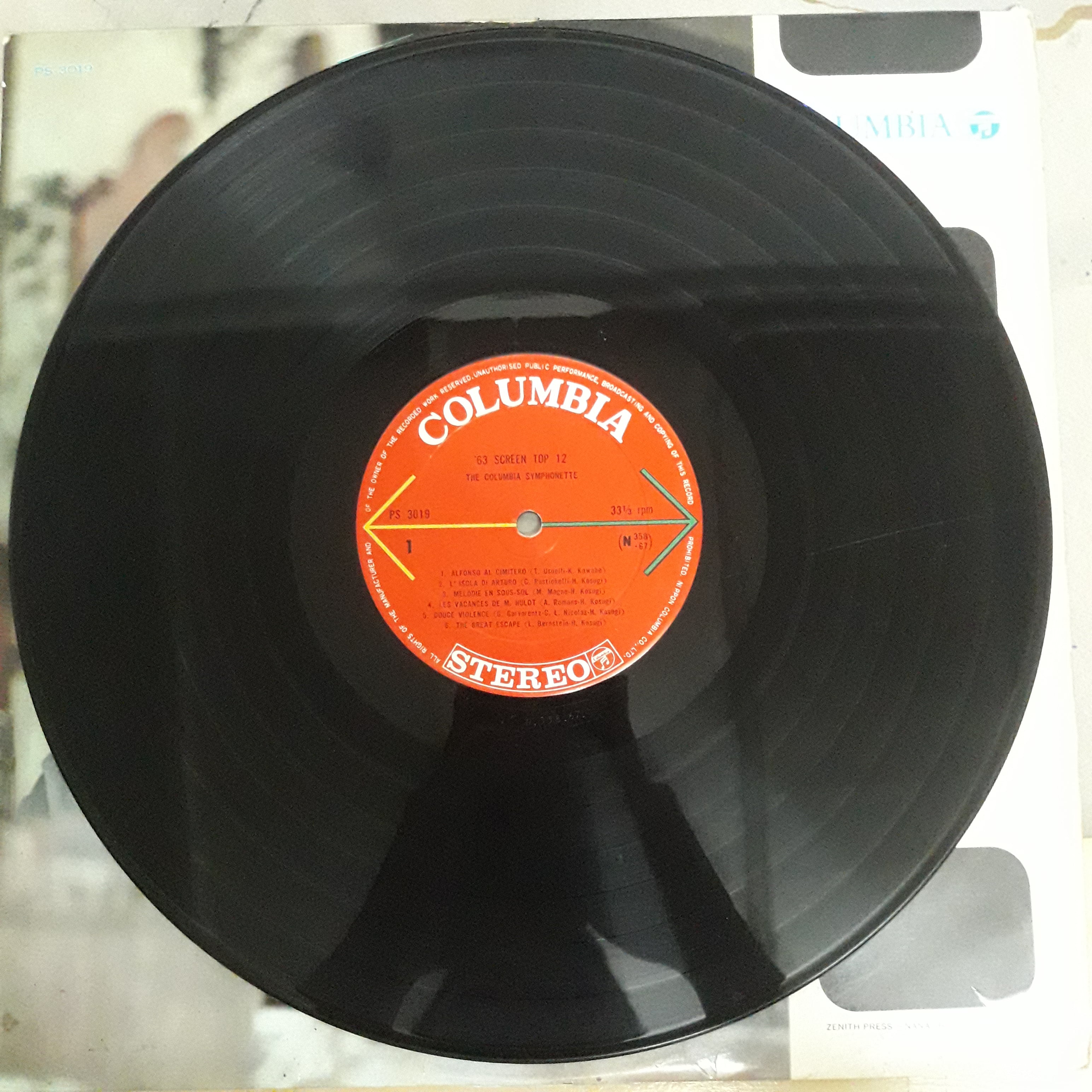 แผ่นเสียง Various - 63 Screen Top 12 - The Columbia Symponette (Vinyl ...