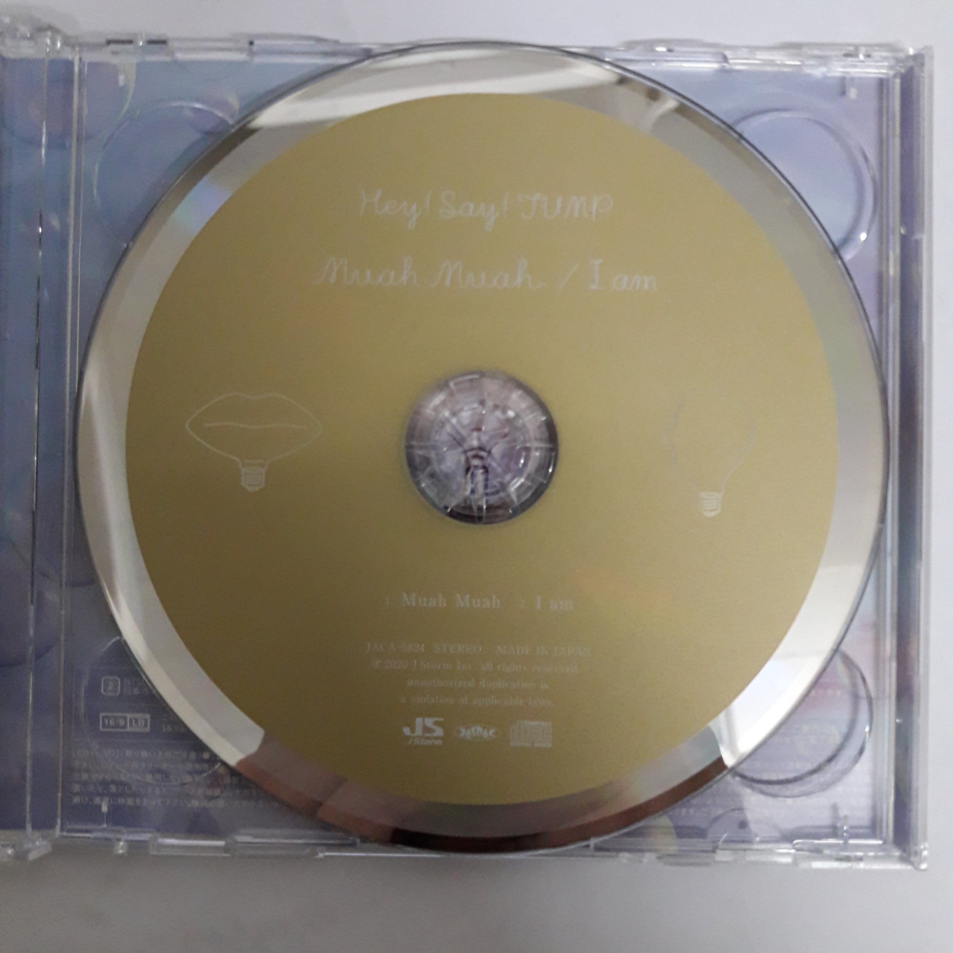 ซีดี Hey! Say! Jump - Muah Muah / I am (CD) (VG+) (1CD) (1DVD ...