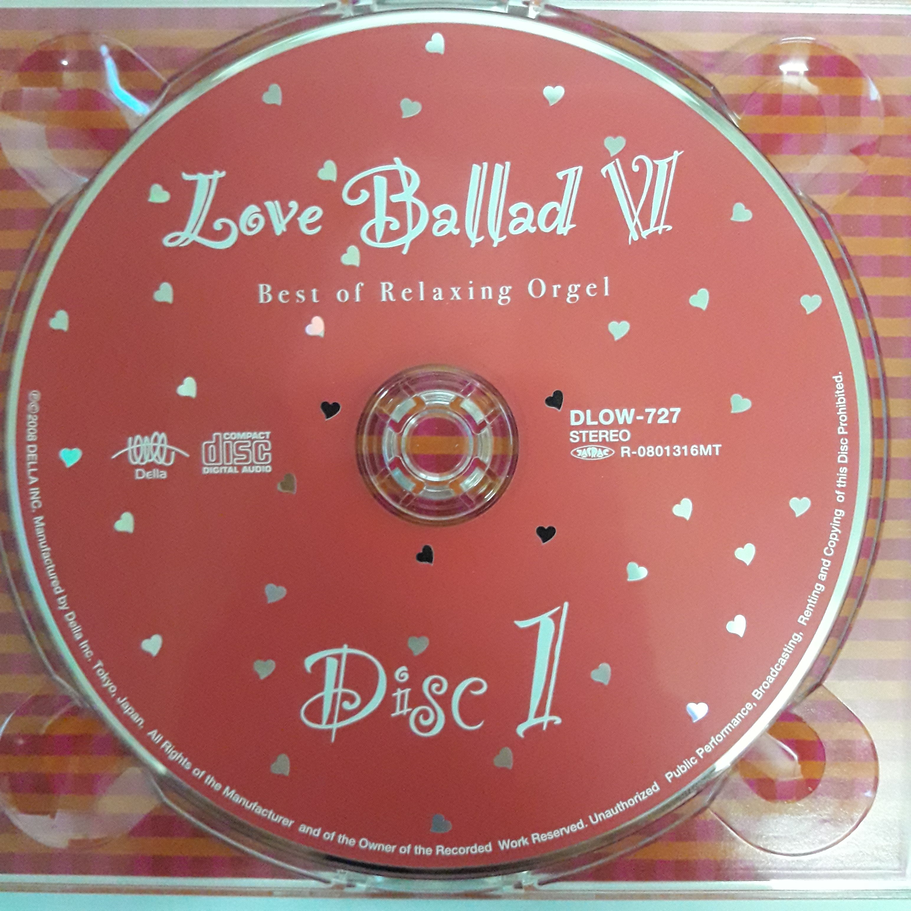 ซีดี Various - Love Ballad Best Of Relaxing Orgel (CD) (VG) (2CDs ...