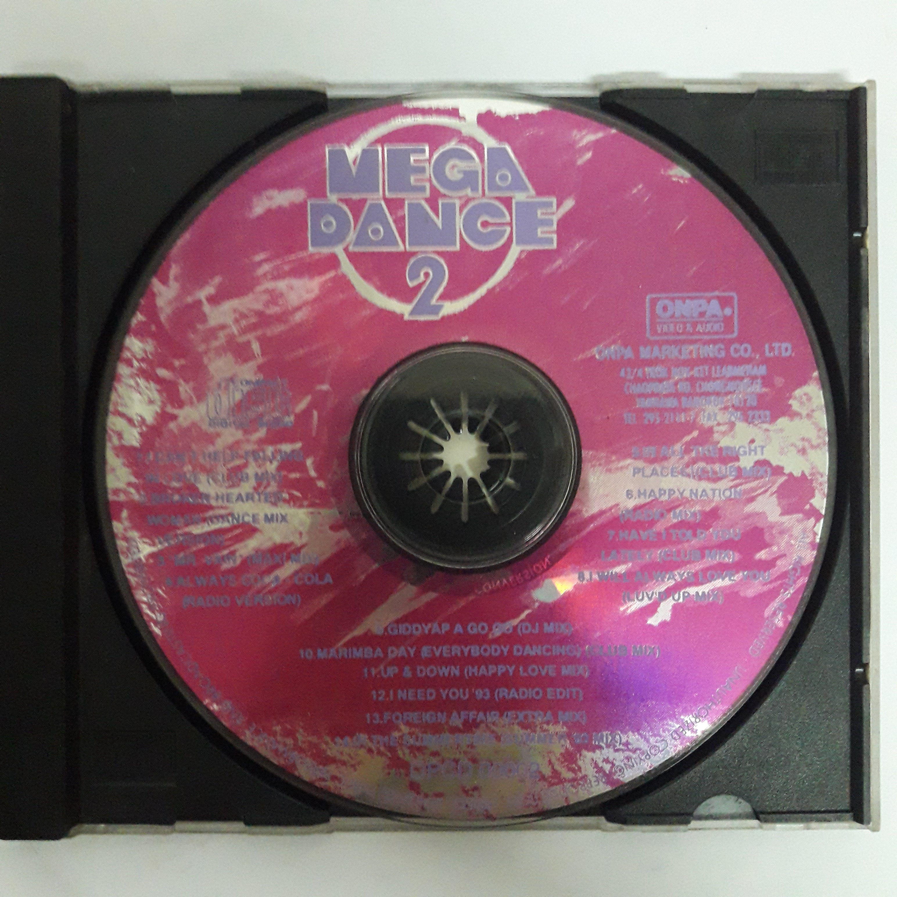 Various - Mega Dance 2 (CD) ที่ Restory Music แหล่งรวมซีดี แผ่นเสียง ...