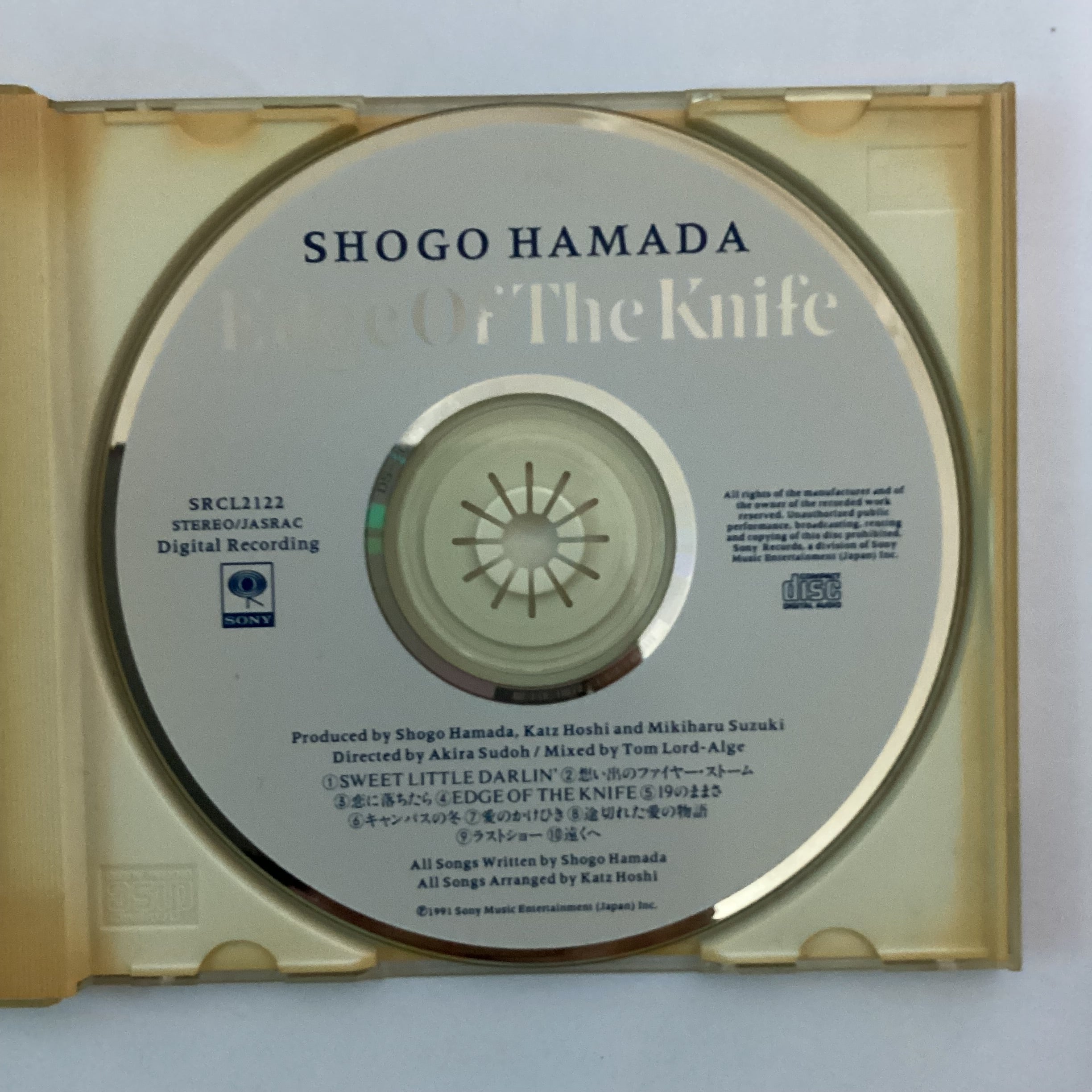 Shōgo Hamada - Edge Of The Knife (CD) ที่ Restory Music แหล่งรวมซีดี ...