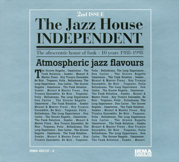 ซีดี Various - The Jazz House Independent 2nd Issue (CD) (M) – Restory ...