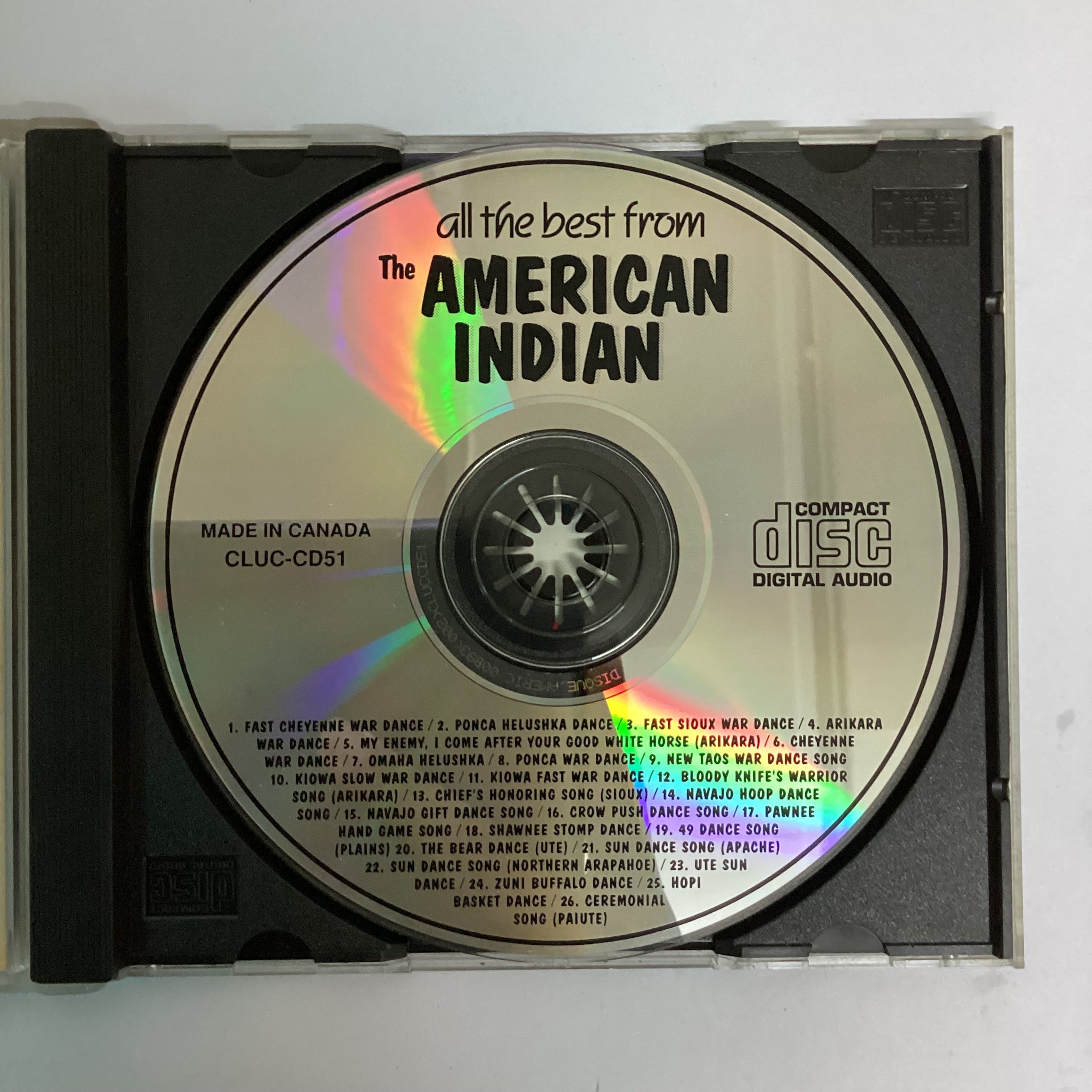Various - All The Best From The American Indian (CD) ที่ Restory Music ...