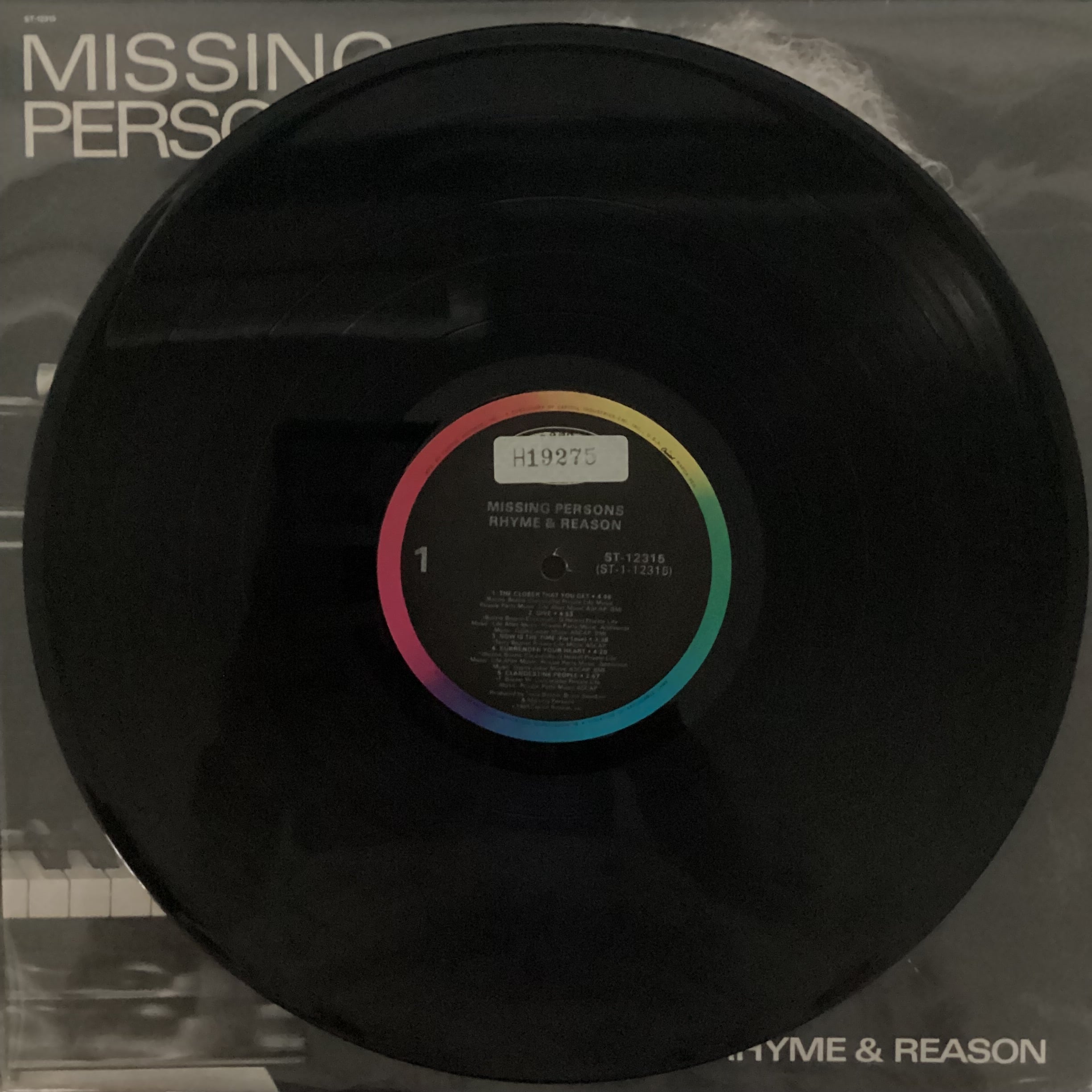 Missing Persons - Rhyme & Reason (Ritmo Y Razón) (Vinyl) ที่ Restory ...