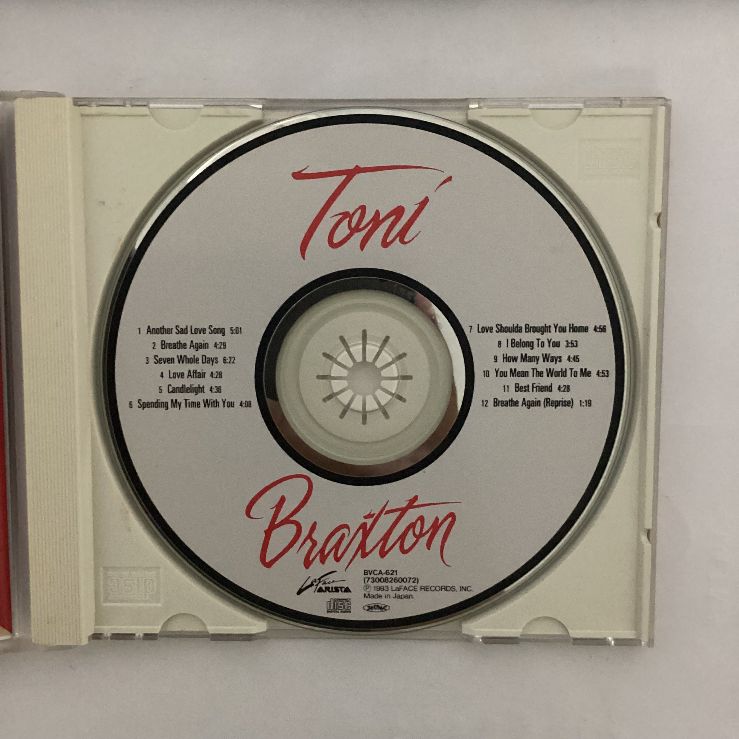 Toni Braxton - Toni Braxton (CD) ที่ Restory Music แหล่งรวมซีดี ...