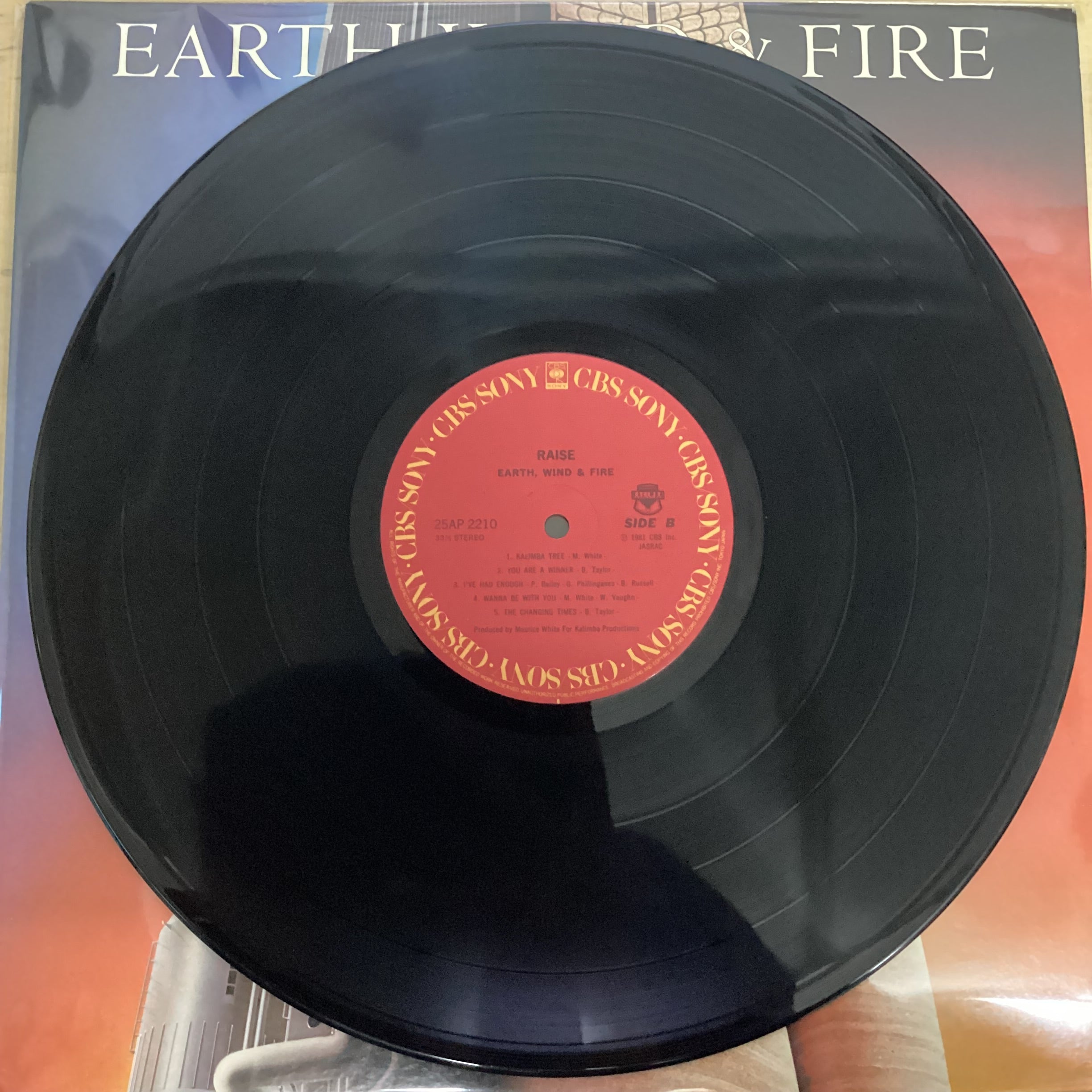 Earth, Wind & Fire = Earth, Wind & Fire - Raise! = 天空の女神 (Vinyl) ที่ ...