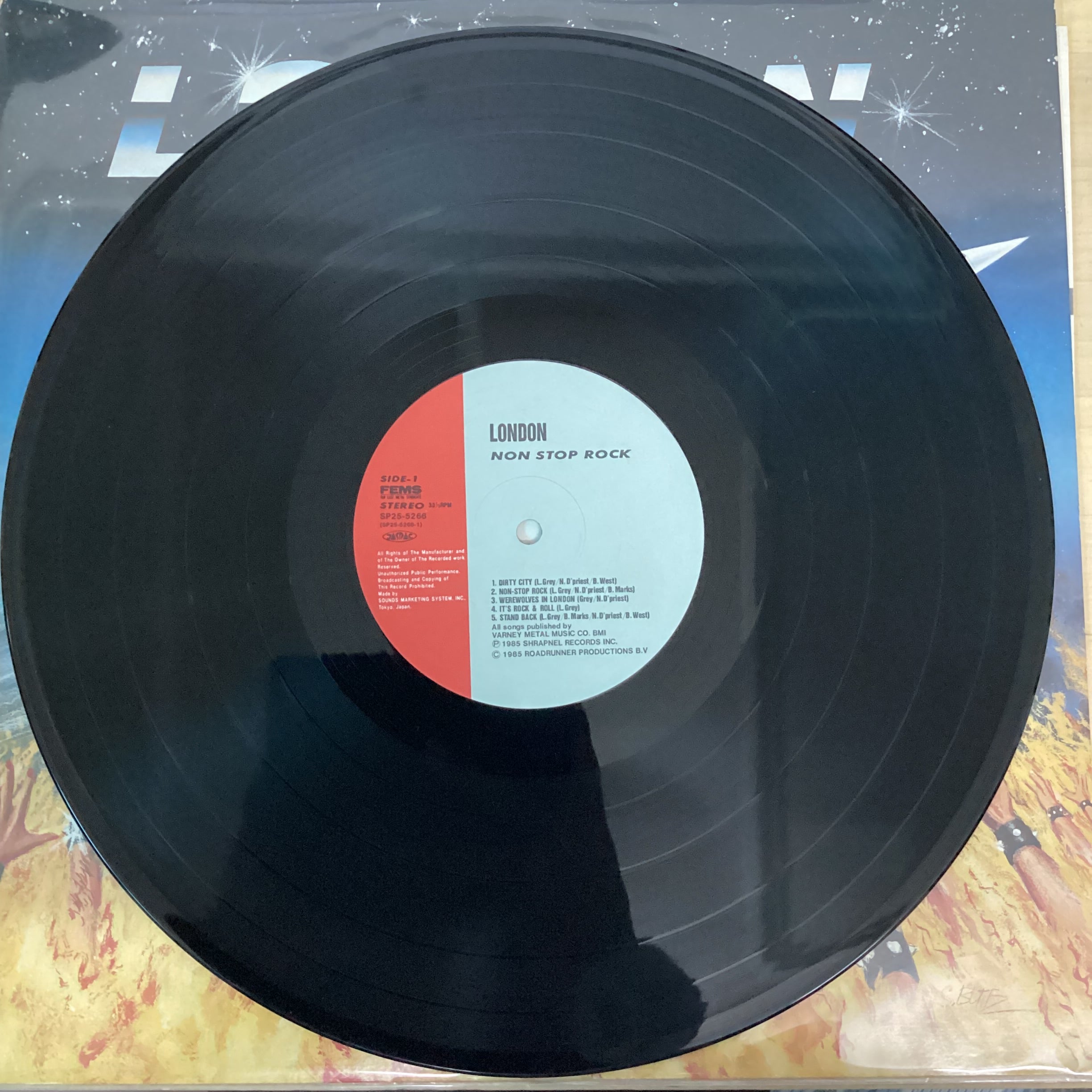 London - Non-Stop Rock (Vinyl) ที่ Restory Music แหล่งรวมซีดี แผ่นเสียง ...