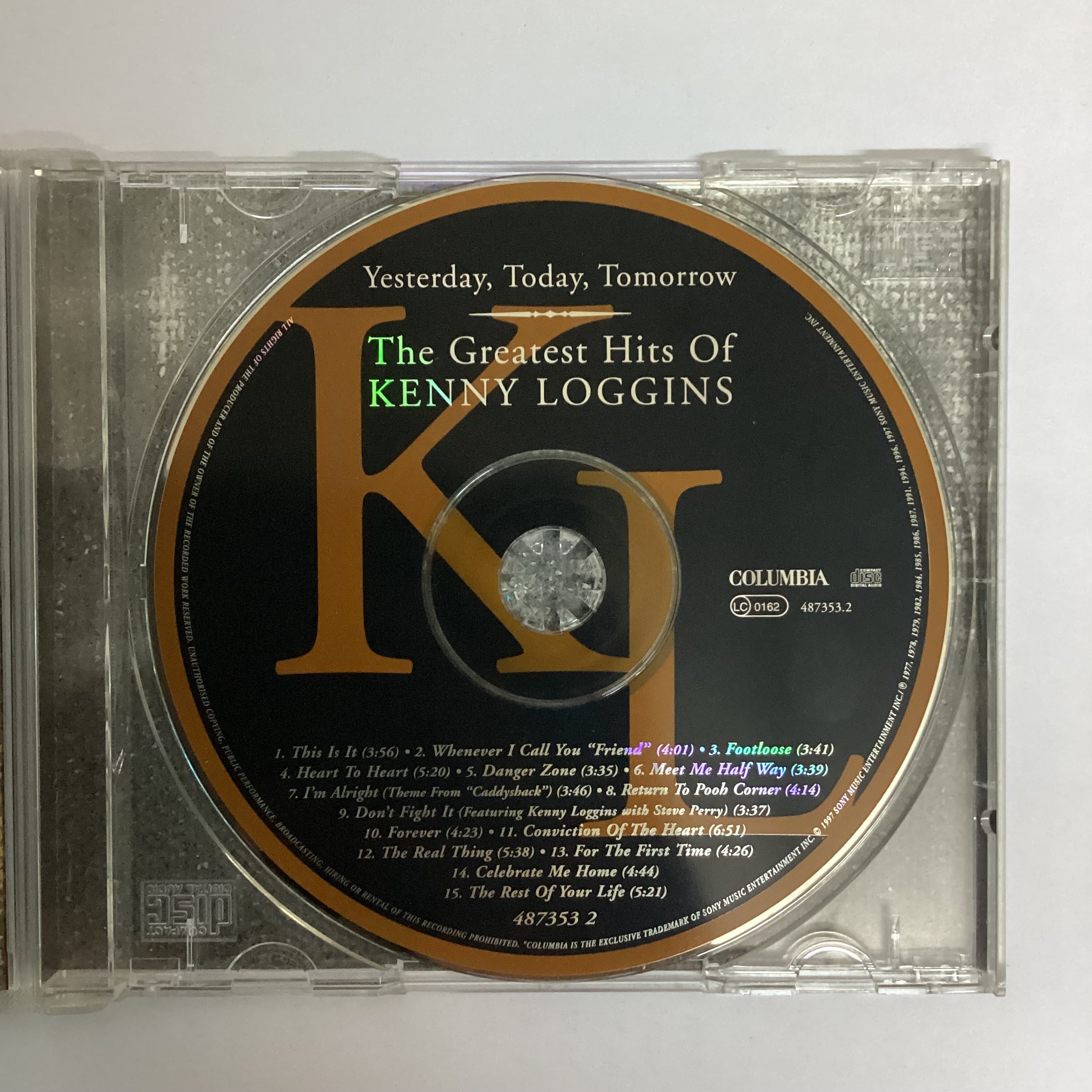 Kenny Loggins - Yesterday, Today, Tomorrow: The Greatest Hits Of Kenny ...