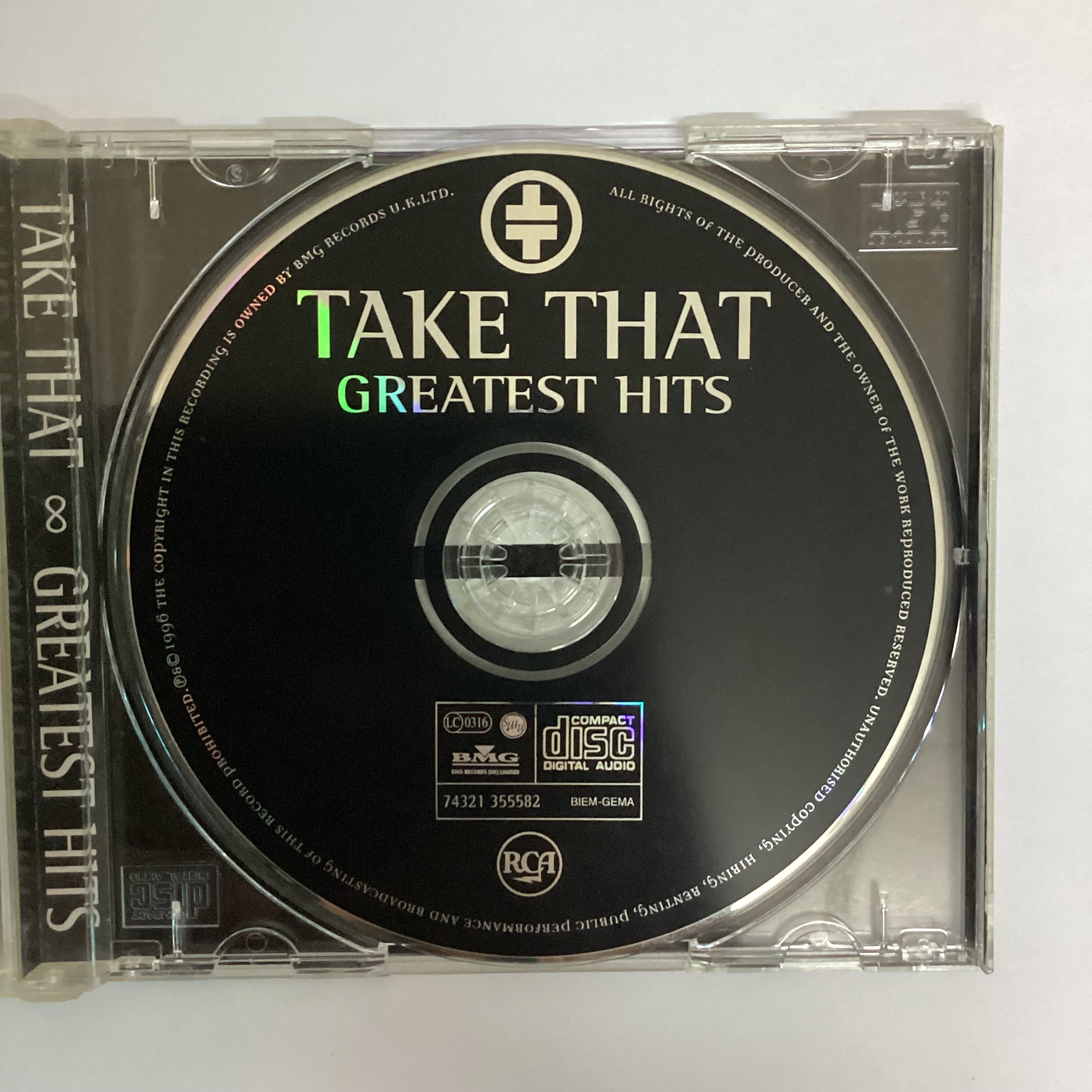 Take That - Greatest Hits (CD) ที่ Restory Music แหล่งรวมซีดี แผ่นเสียง ...