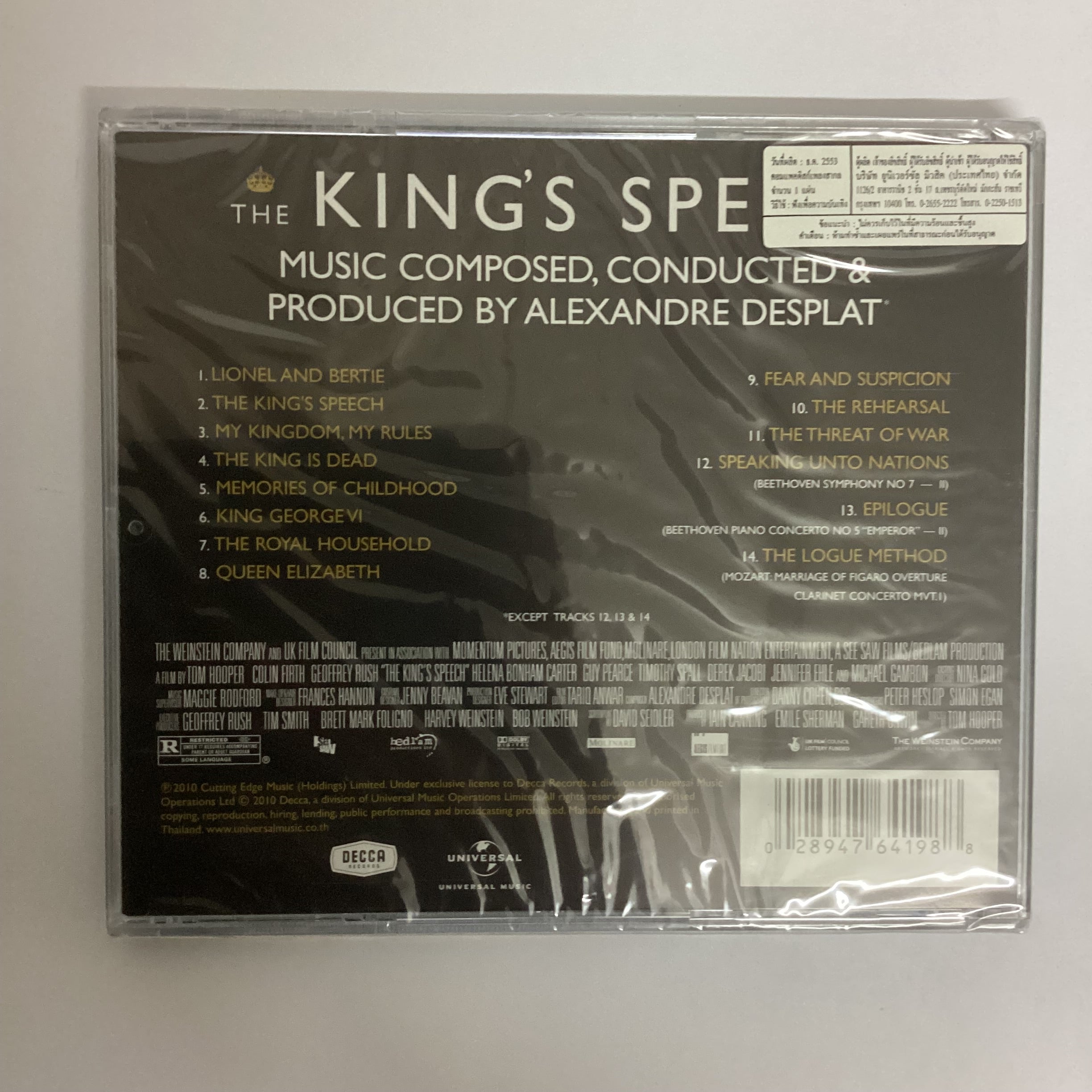Alexandre Desplat - The King's Speech (Original Motion Picture ...