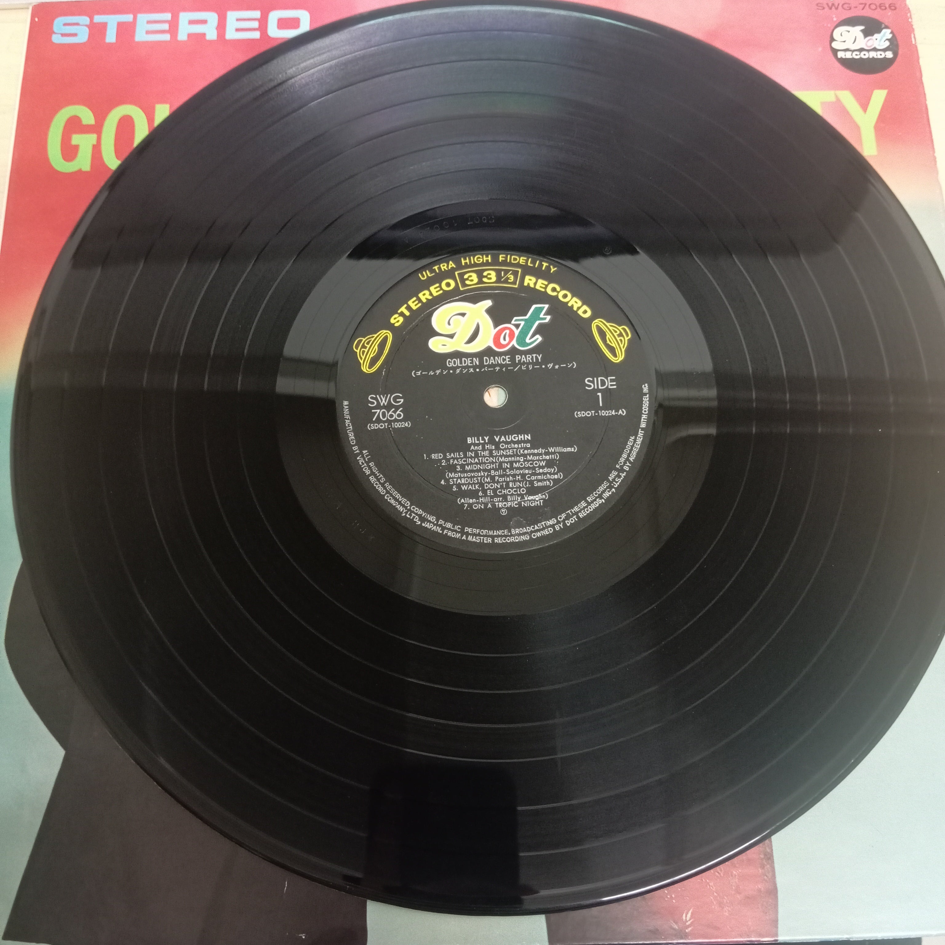 แผ่นเสียง Billy Vaughn - Golden Dance Party (Vinyl) (VG+) – Restory Music