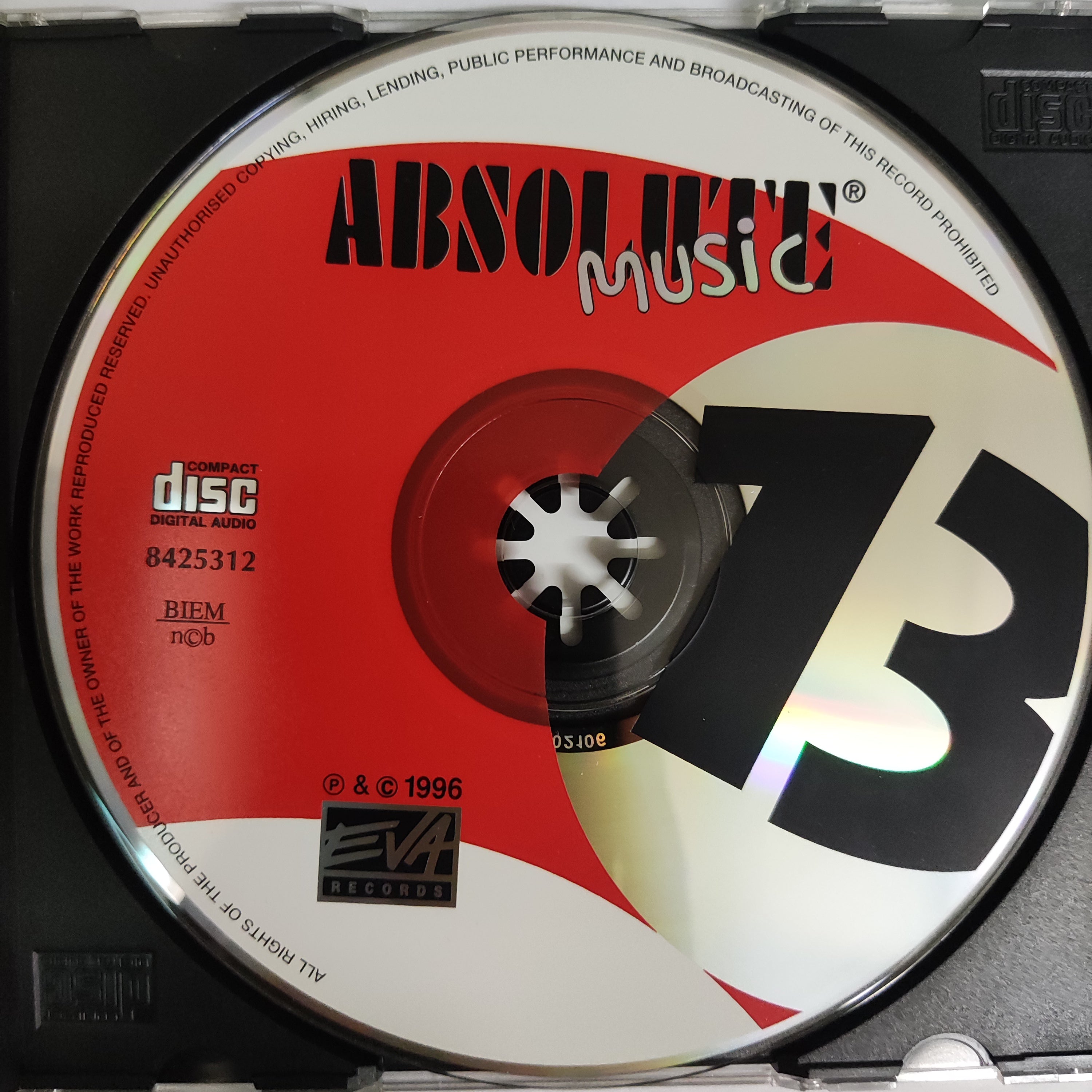 ซีดี Various - Absolute Music 13 (CD) (VG+) – Restory Music