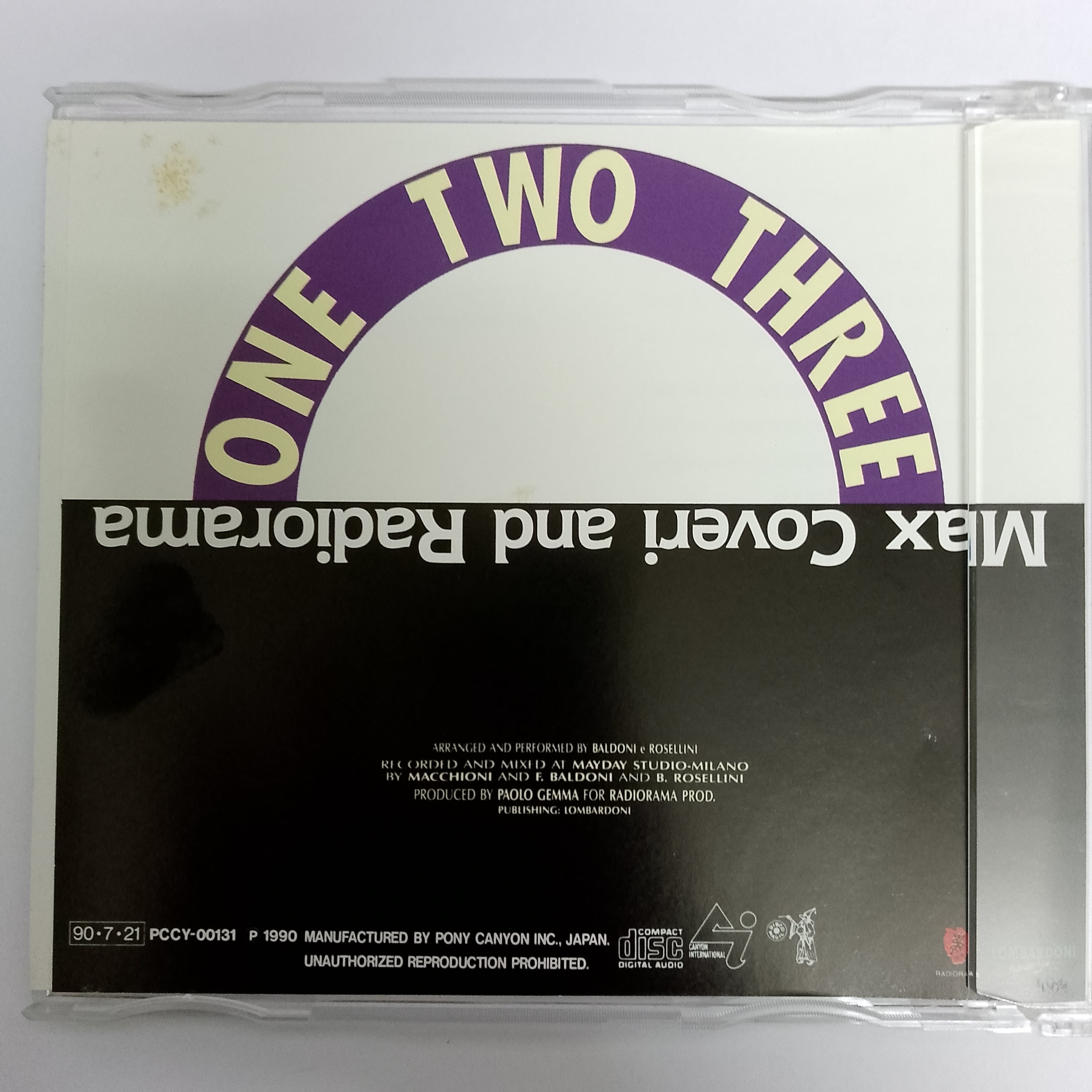 ส่งฟรี* Max Coveri & Radiorama : One Two Three (CD) ที่ Restory Music ...