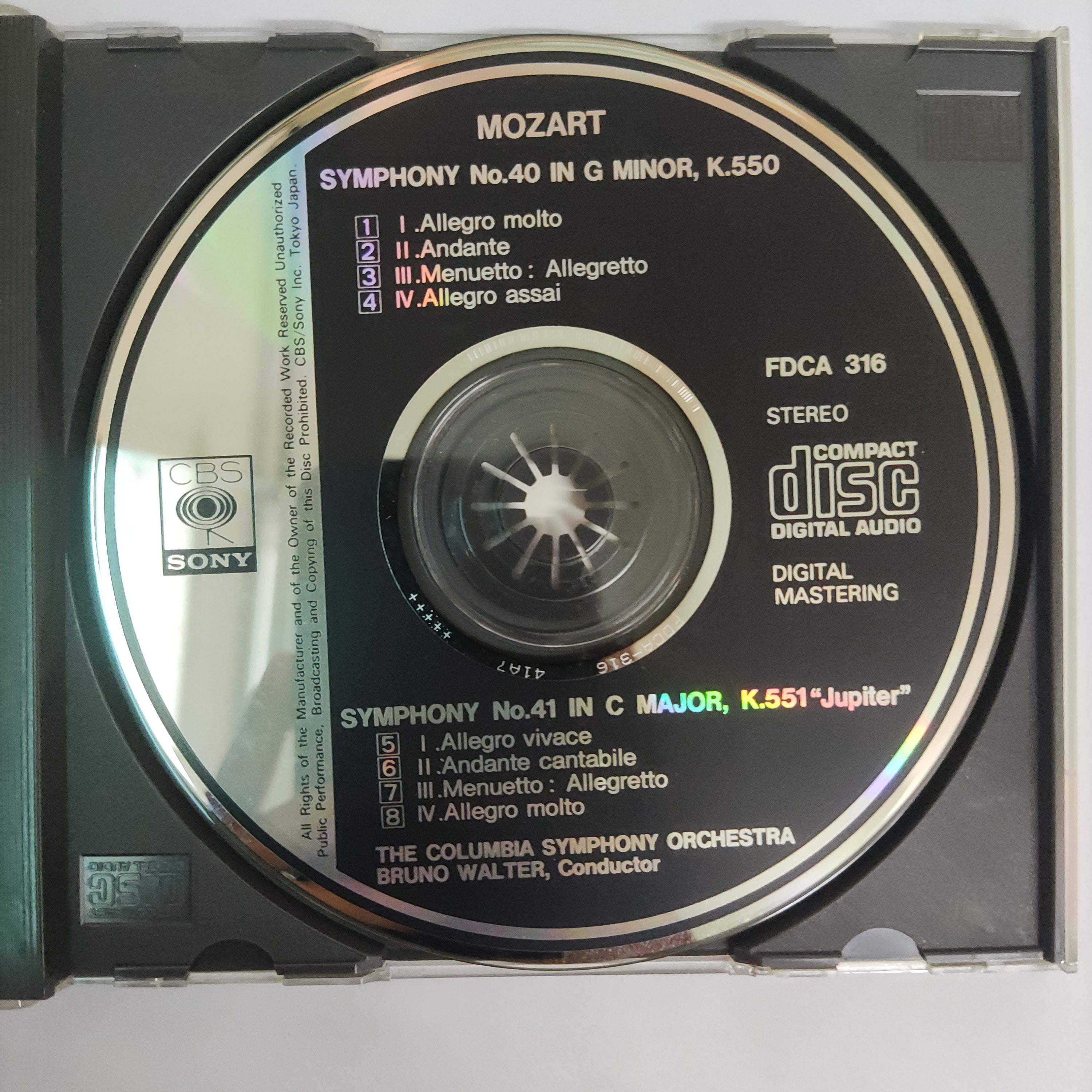 ส่งฟรี* Wolfgang Amadeus Mozart, Bruno Walter, Columbia Symphony ...