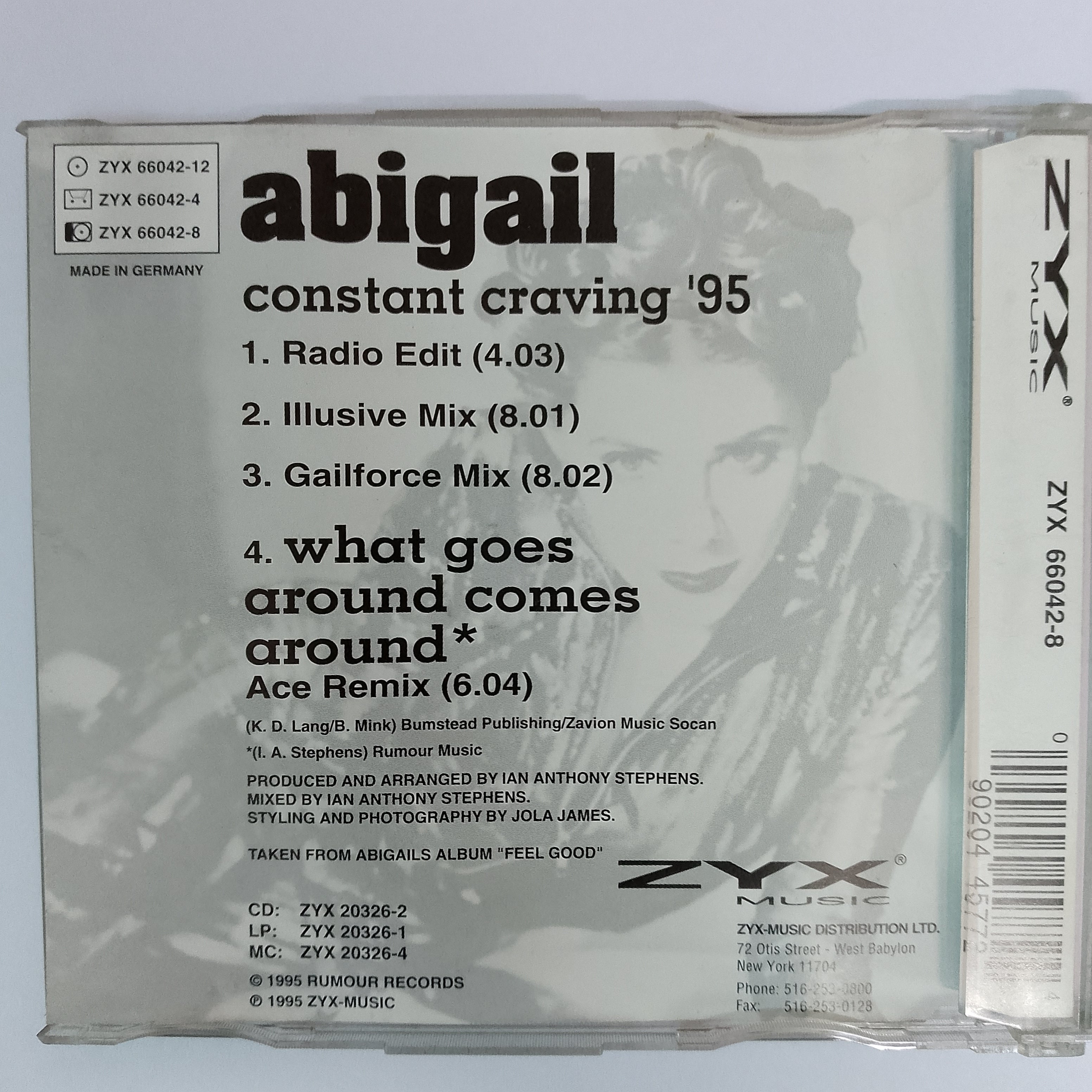 ส่งฟรี* Abigail : Constant Craving '95 (CD) ที่ Restory Music แหล่งรวม ...