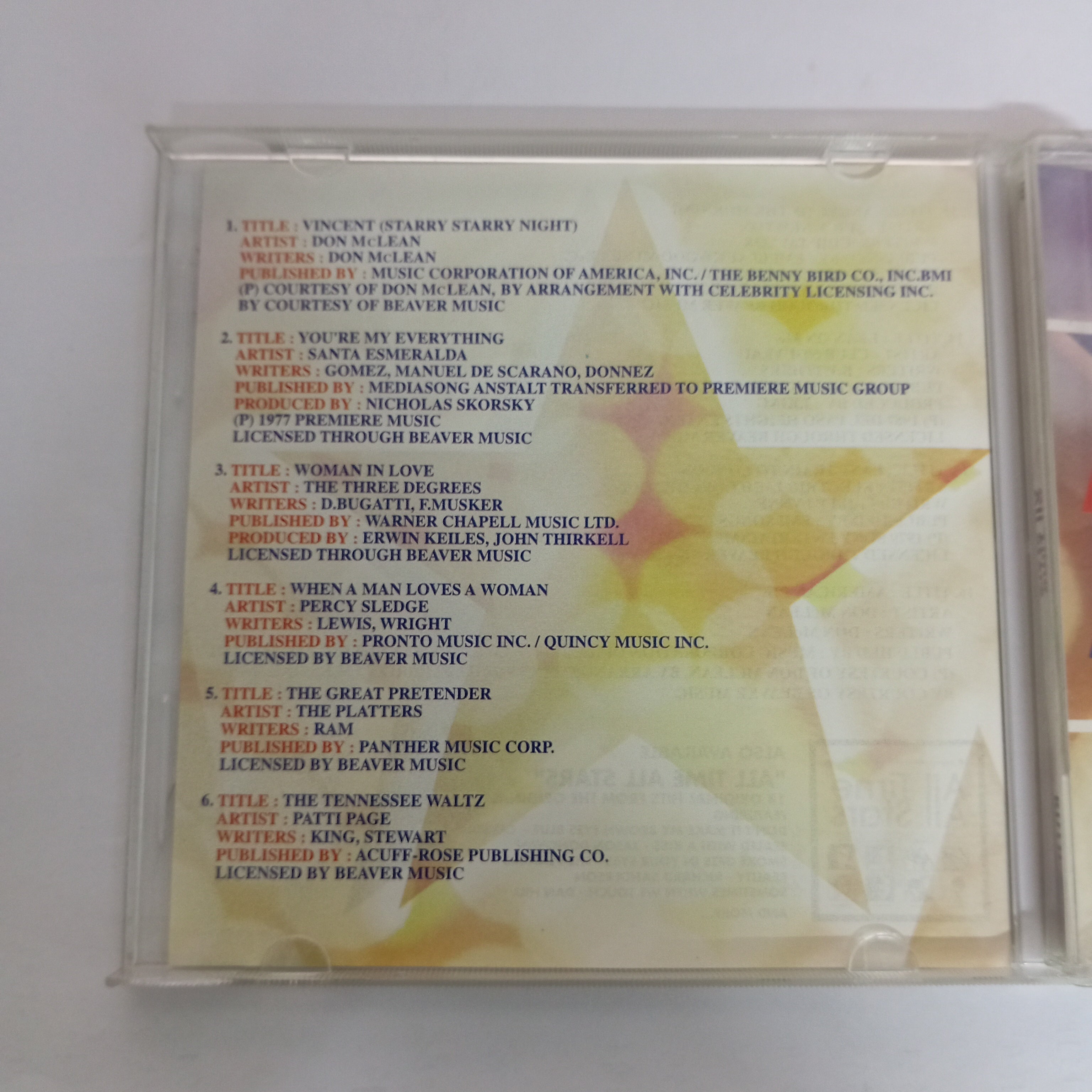 ซีดี All Time All Stars Volume 2 (CD) (VG+) – Restory Music