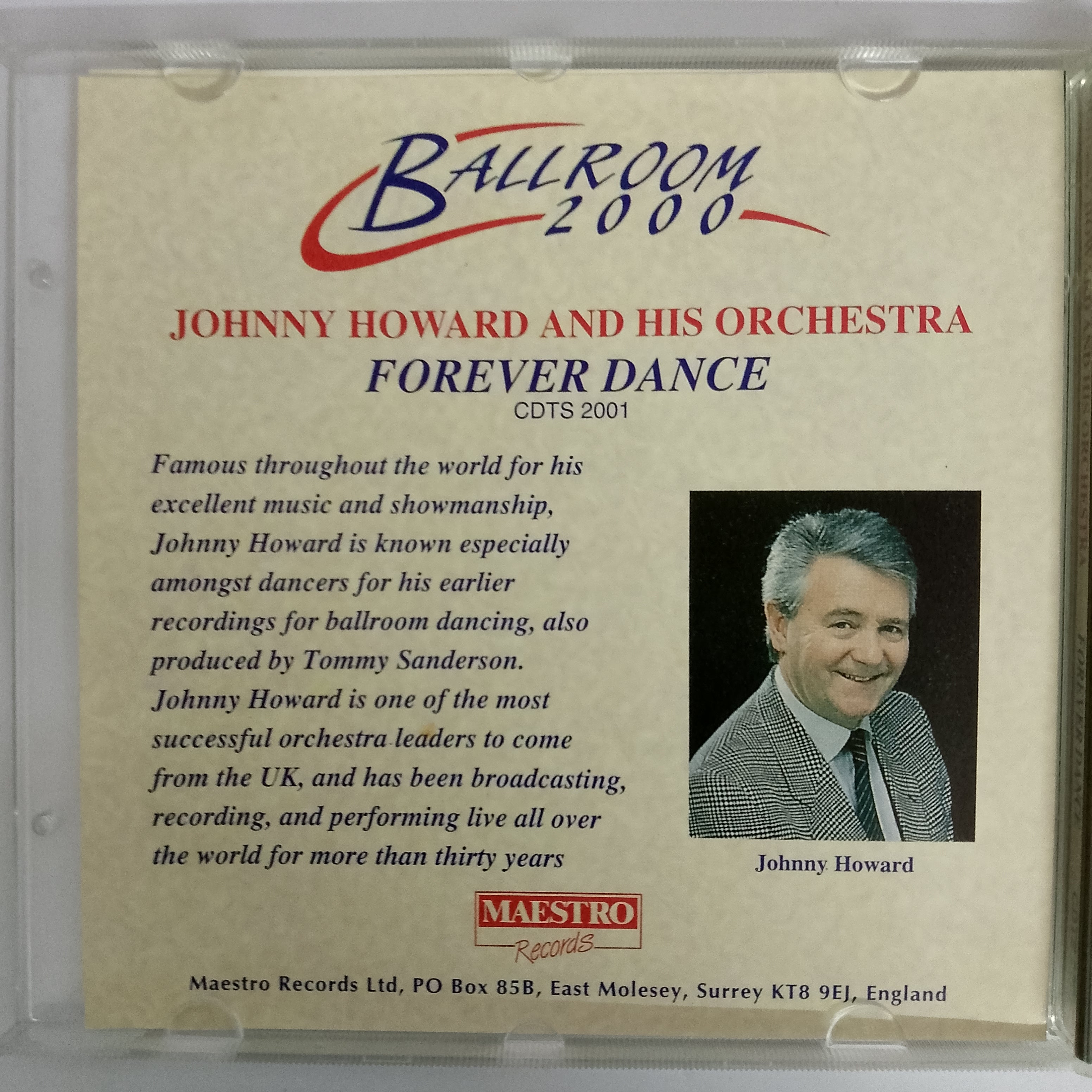 ซีดี Johnny Howard & His Orchestra - Forever Dance (CD) (VG+) – Restory ...