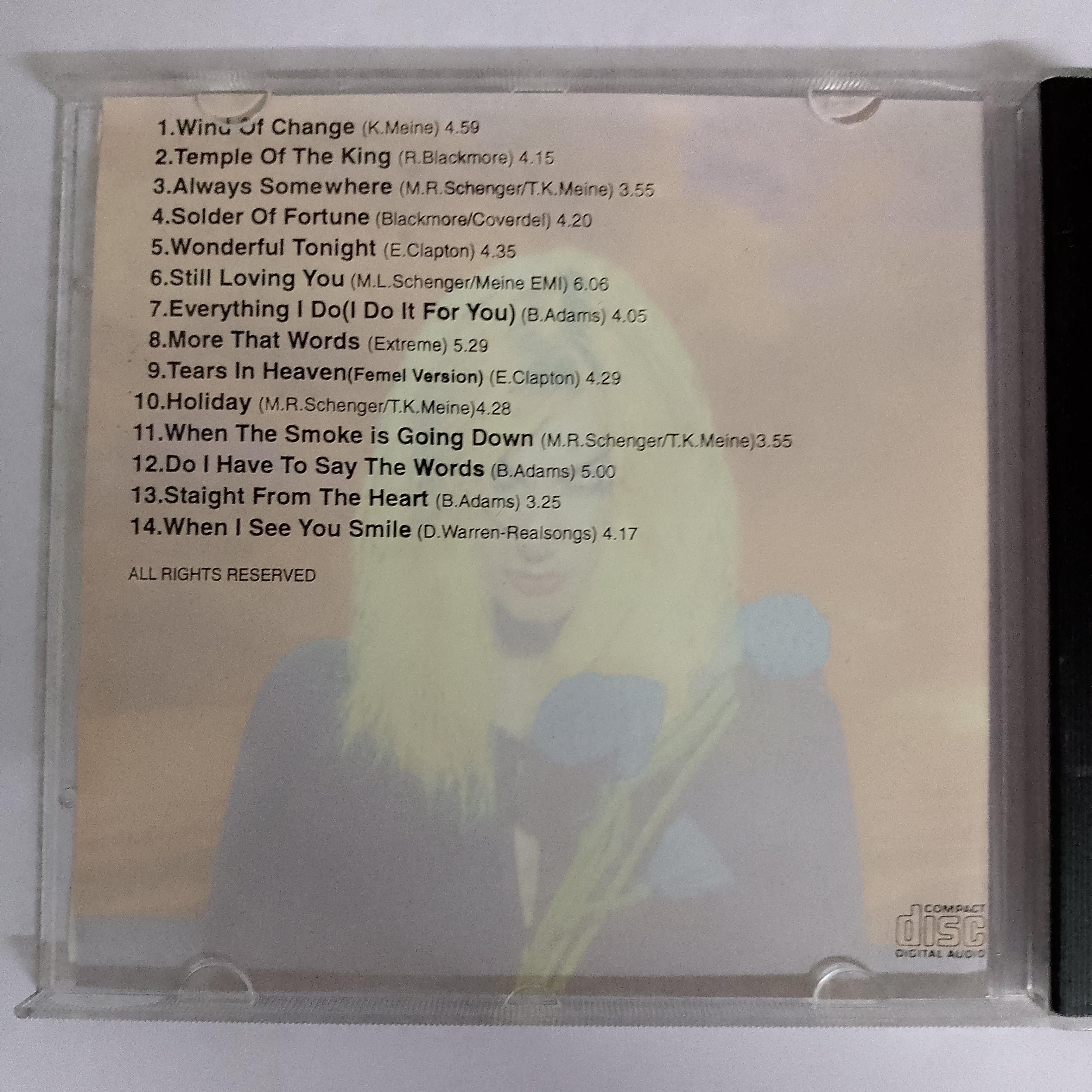 ซีดี Various - Super Best Slow Rock Collection (CD) (VG+) – Restory Music