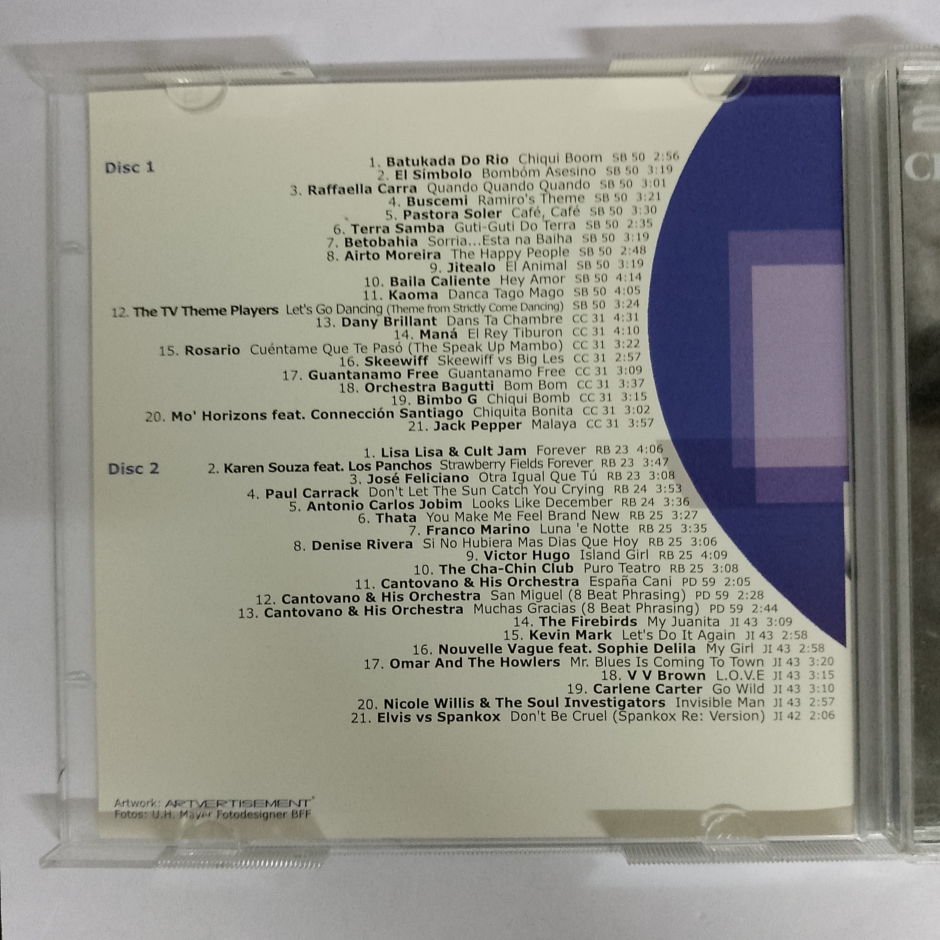 ซีดี Various - The Latin Mix 7 (CD) (VG+) (2CDs) – Restory Music
