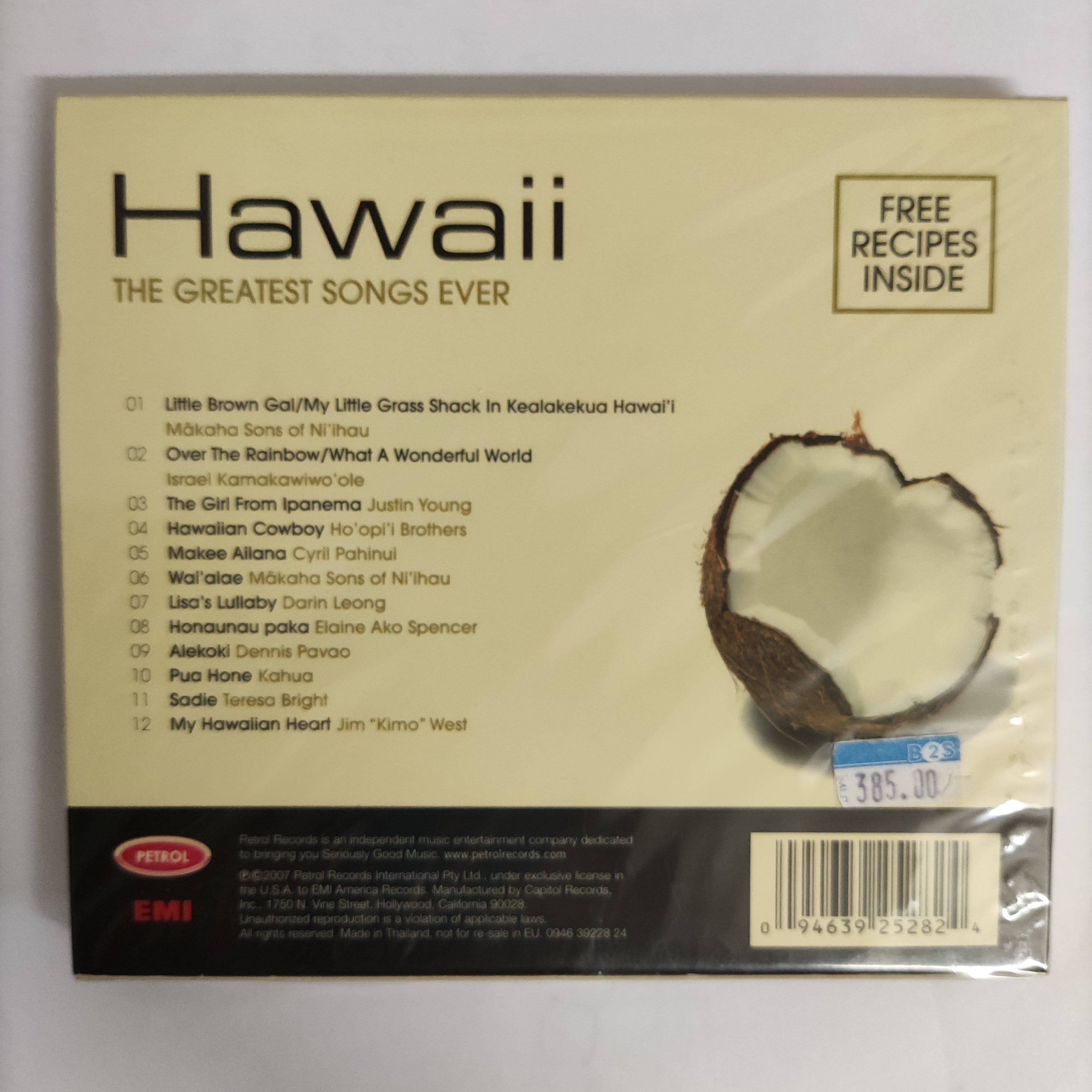 ซีดี Various - Hawaii The Greatest Songs Ever (CD) (M) – Restory Music