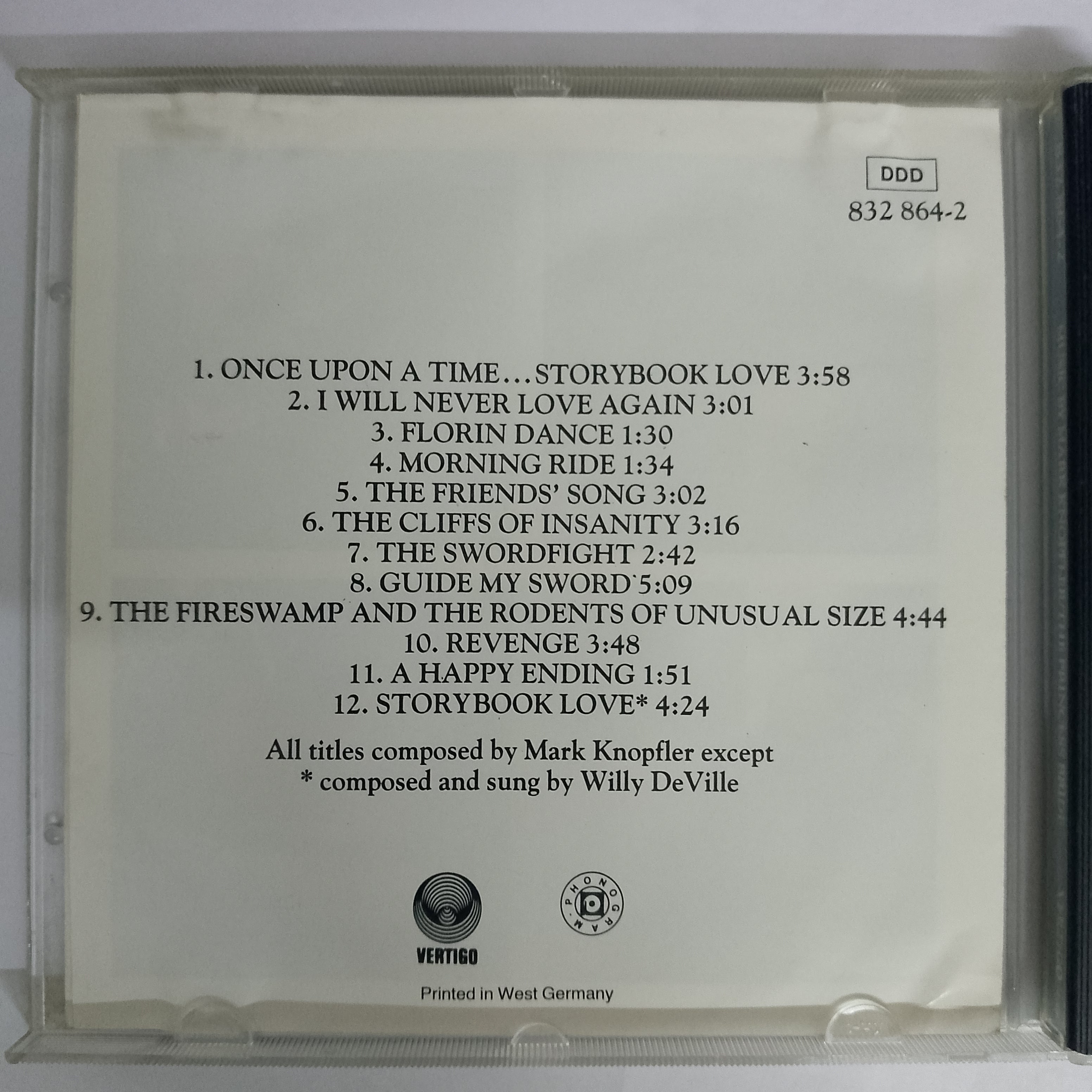 Mark Knopfler - The Princess Bride (CD) ที่ Restory Music แหล่งรวมซีดี ...
