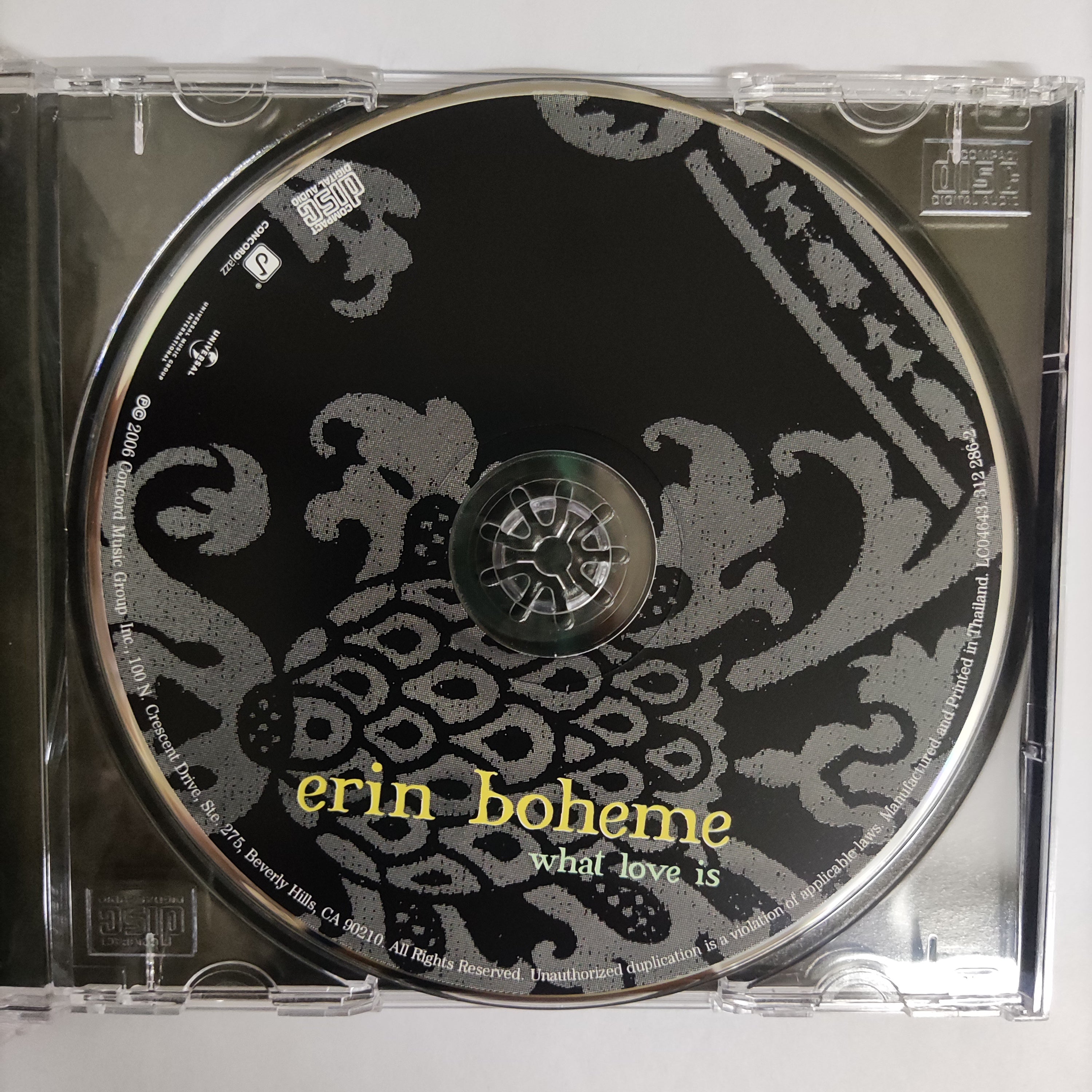 ซีดี Erin Boheme - What Love Is (CD) (NM) – Restory Music