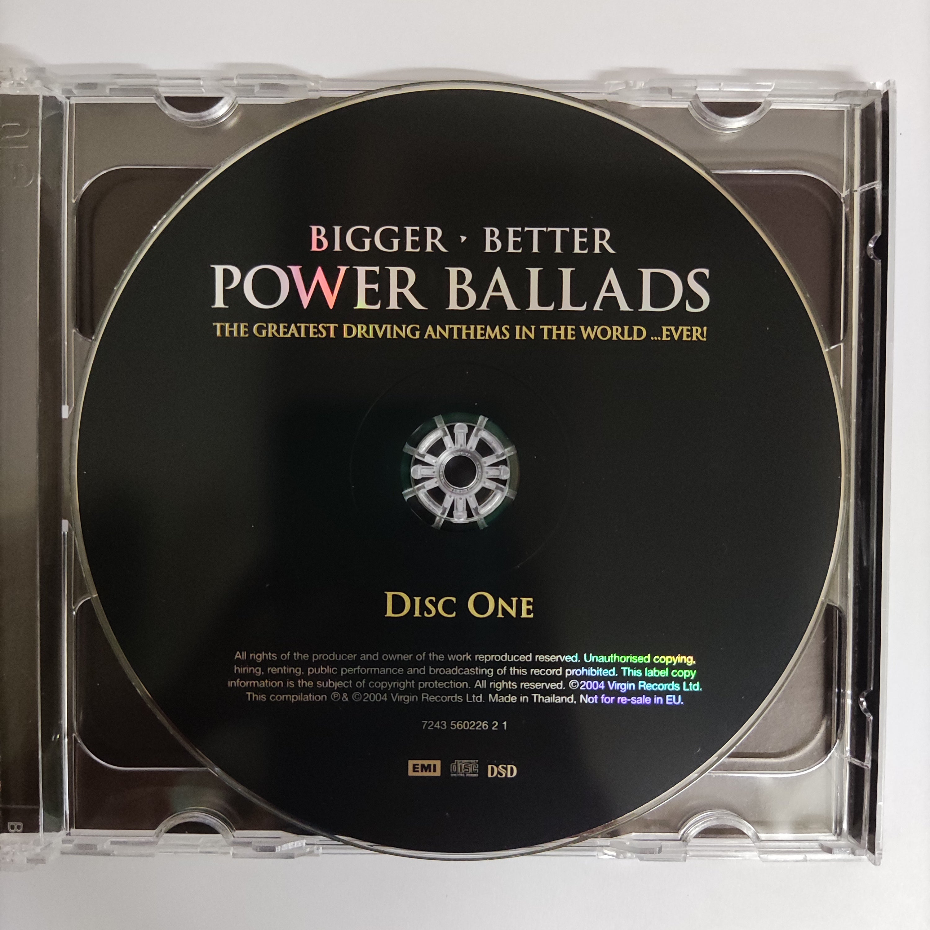 ซีดี Various - Bigger Better Power Ballads The Greatest Driving Anthem ...