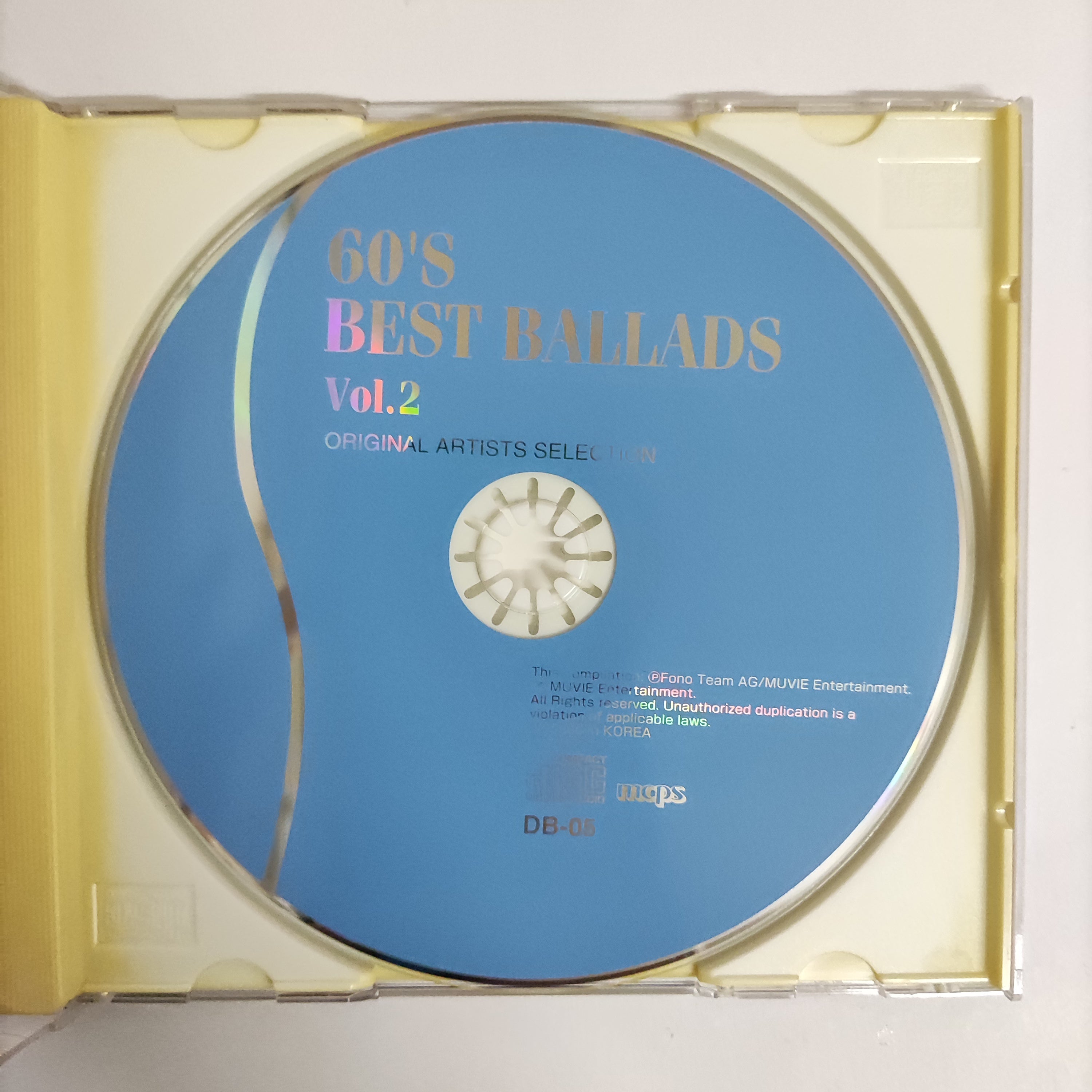 ซีดี Various - 60's Best Ballads Vol.2 (CD) (VG+) – Restory Music