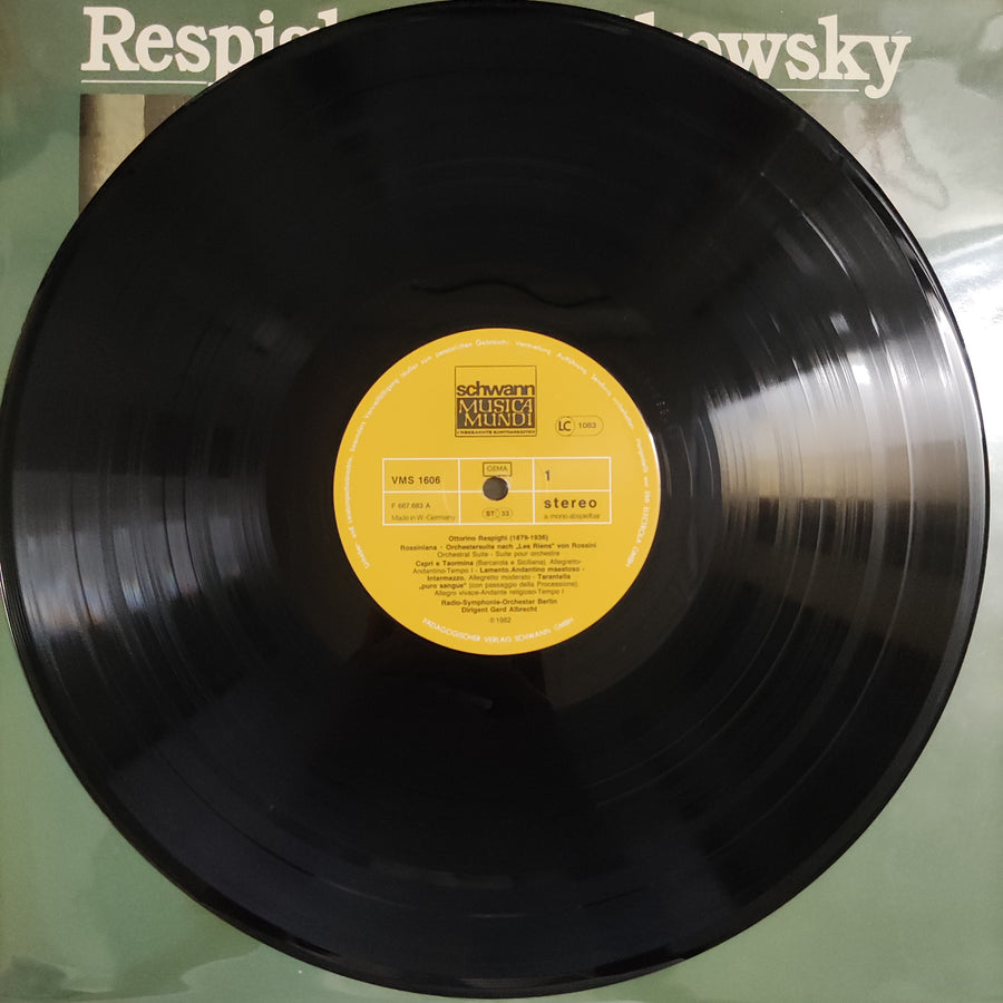 แผ่นเสียง Respighi - Tschaikowsky (Vinyl) (VG+) – Restory Music