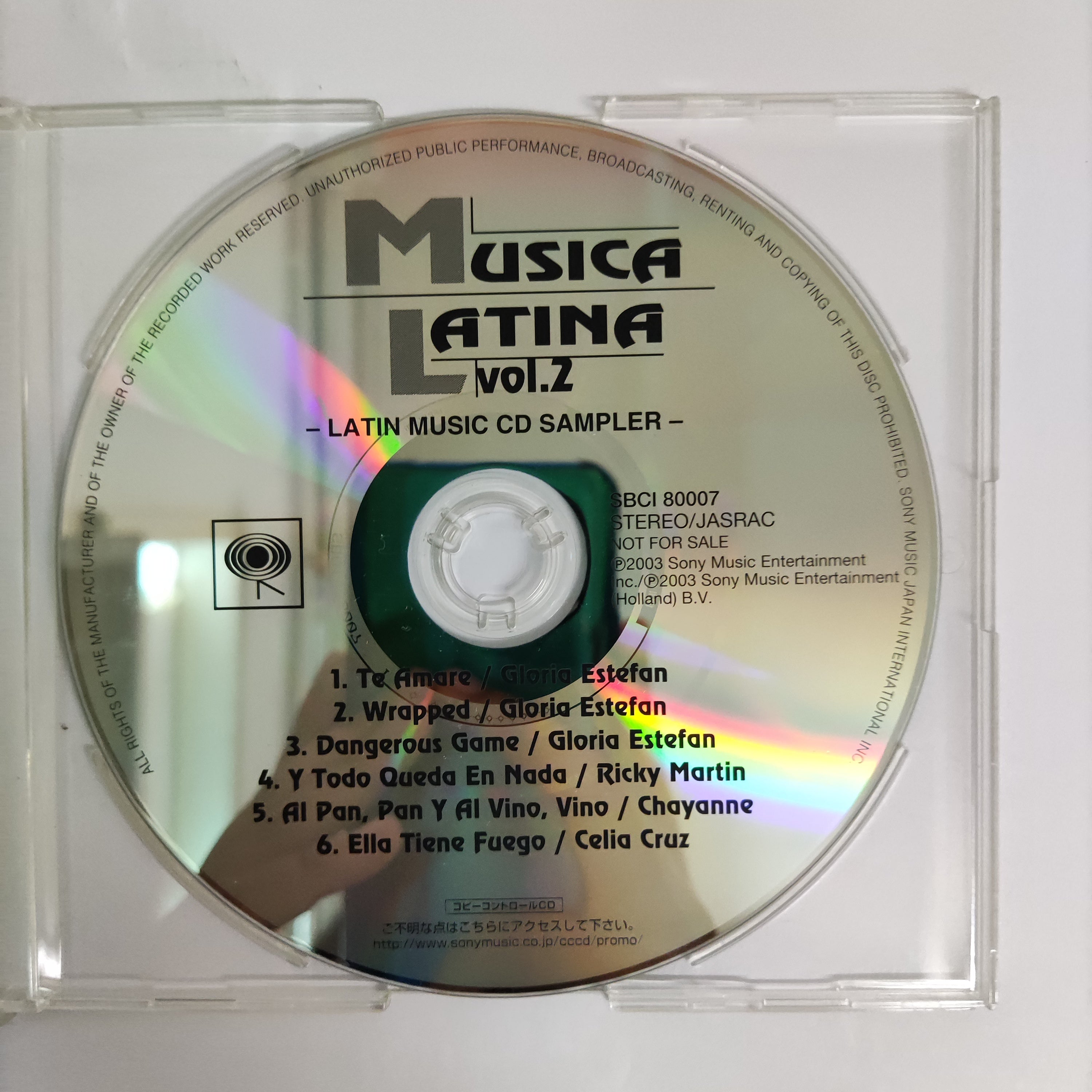 ซีดี Various- Musica Latina Vol.2 (CD) (VG+) – Restory Music