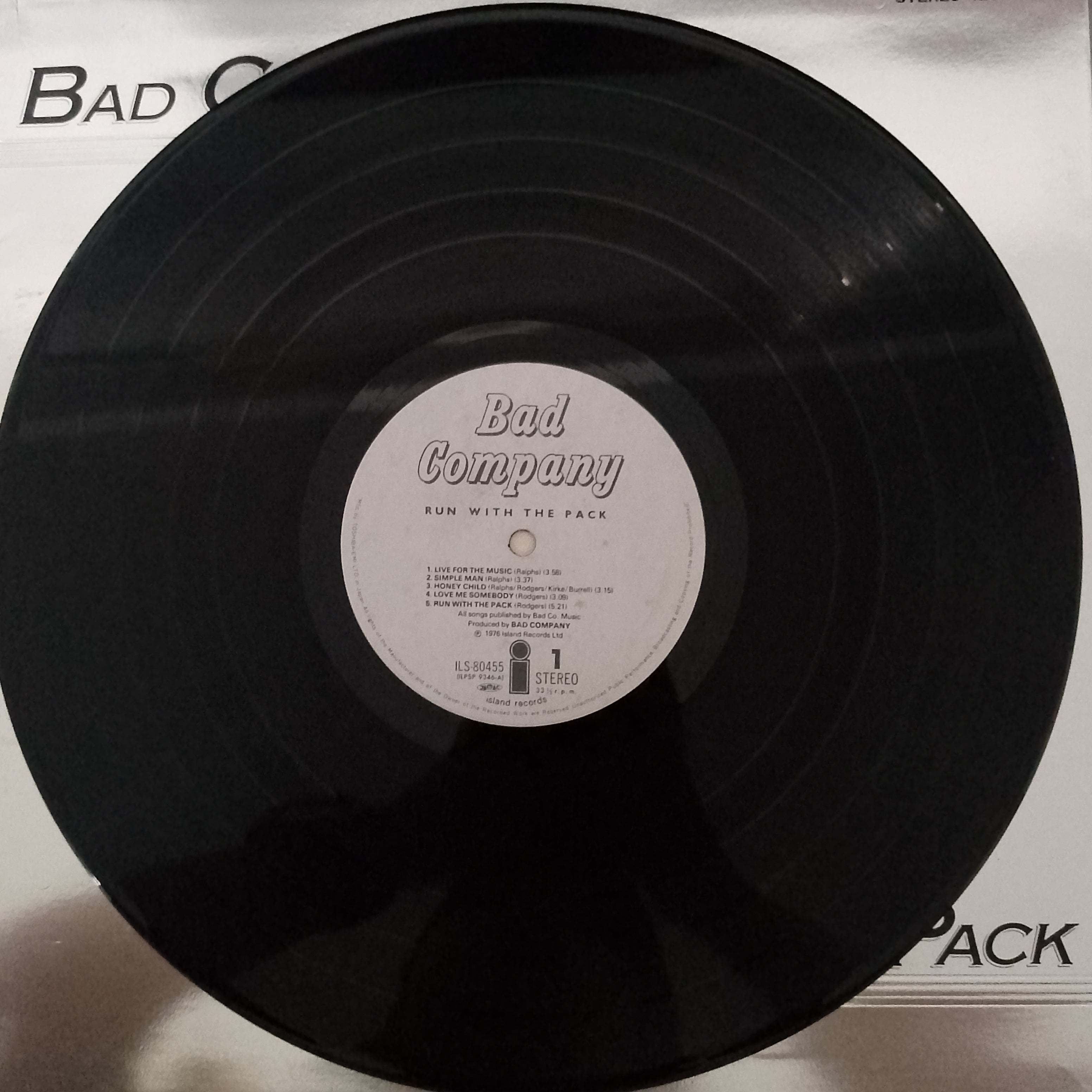 Bad Company - Run With The Pack (Vinyl) ที่ Restory Music แหล่งรวมซีดี ...