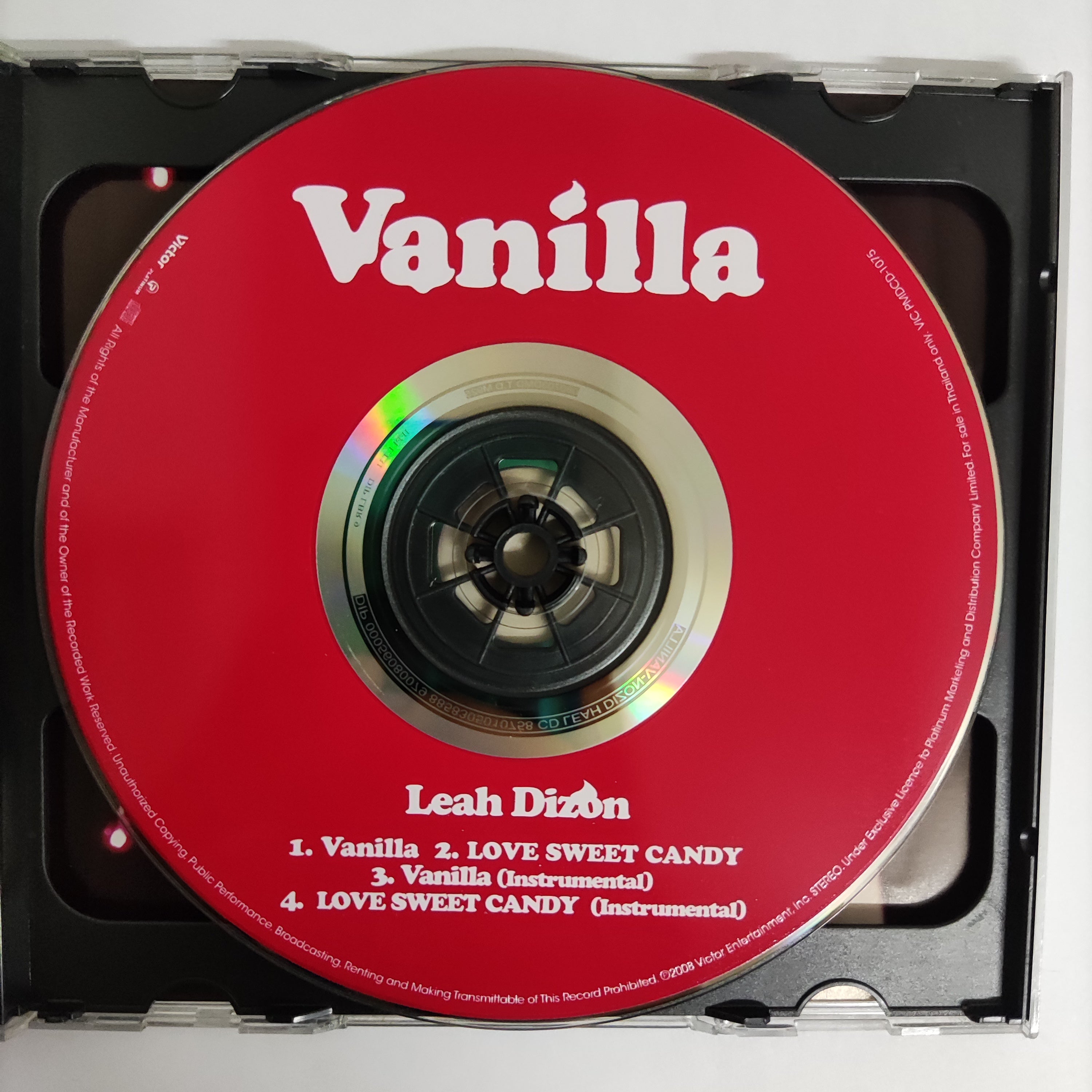 ซีดี Leah Dizon - Vanilla (CD) (VG+) (1CD) (1DVD) – Restory Music